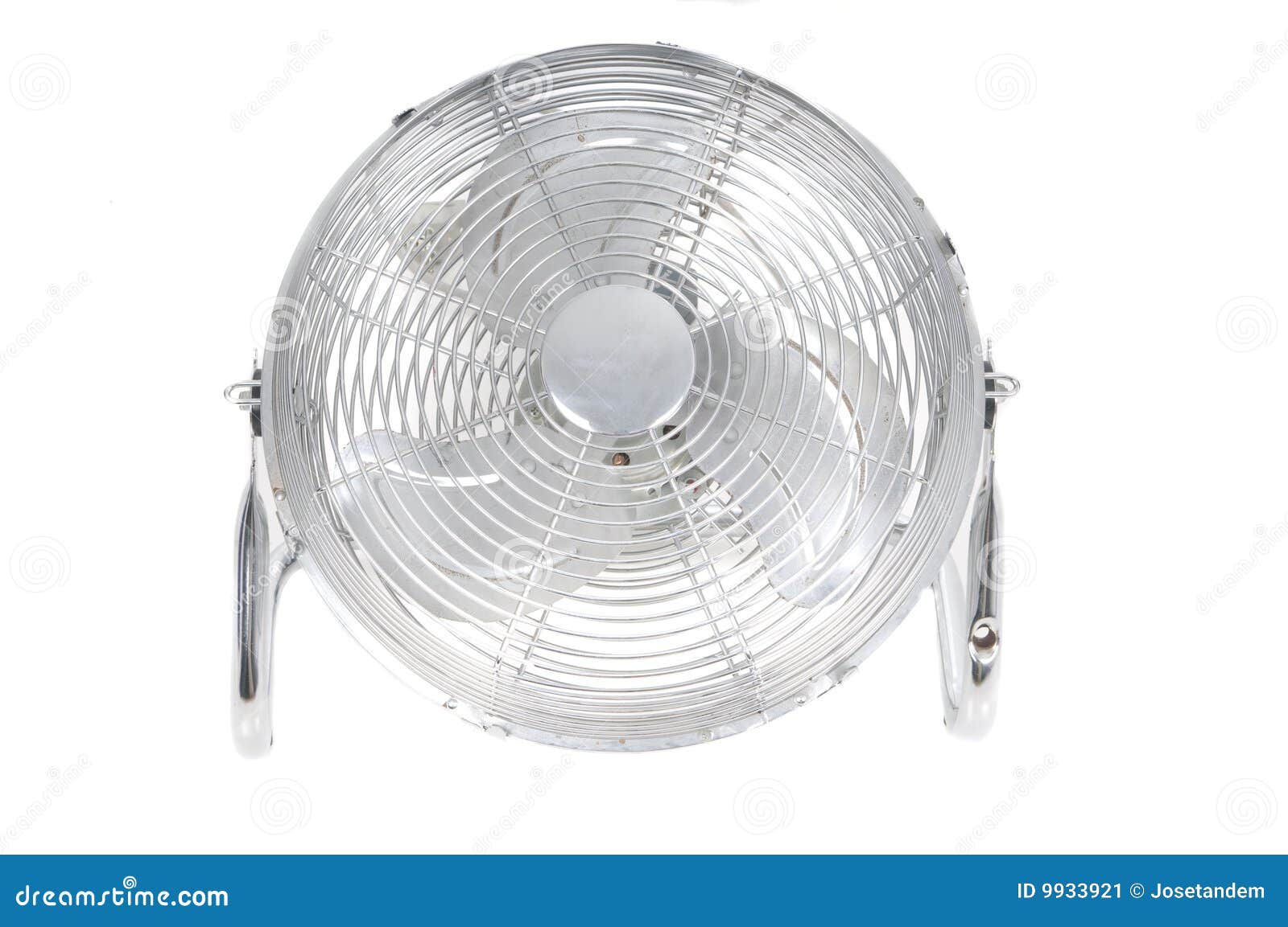Chrome fan isolated stock image. Image of electricity - 9933921