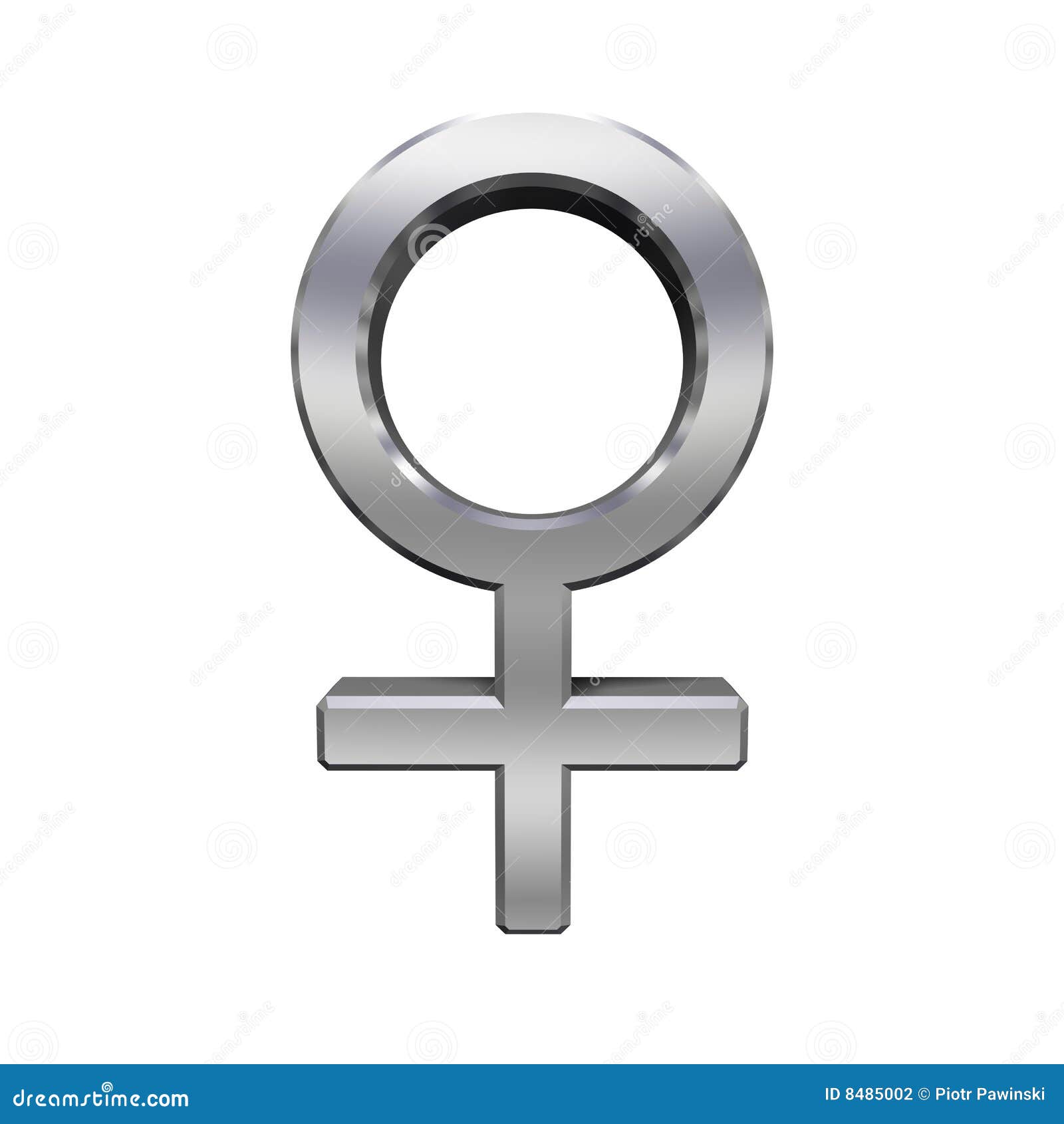 Chrome Female Sex Symbol Stock Illustration Illustration Of Circle