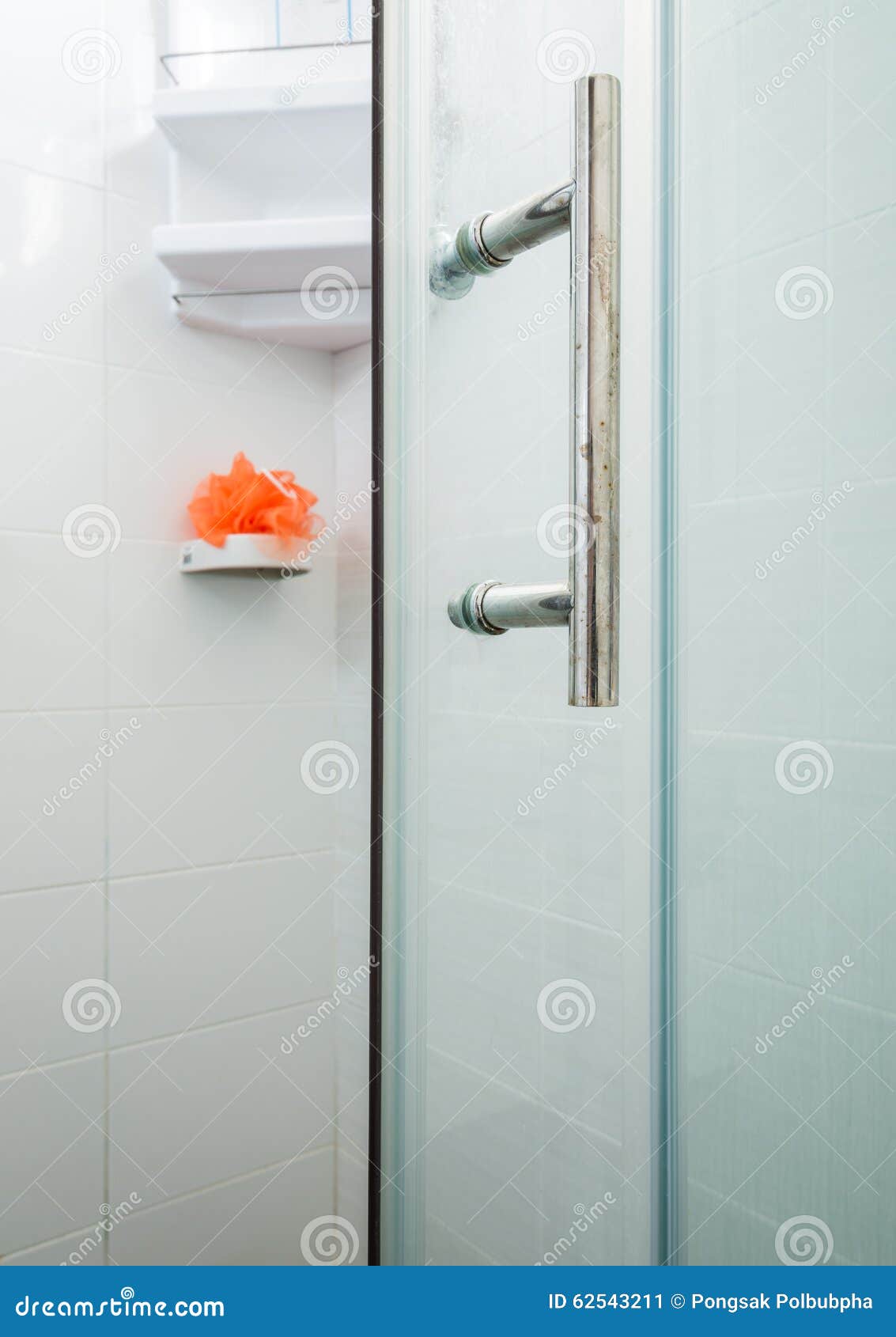 Chrome handle with stain stock image. Image of wall, floor - 62543211