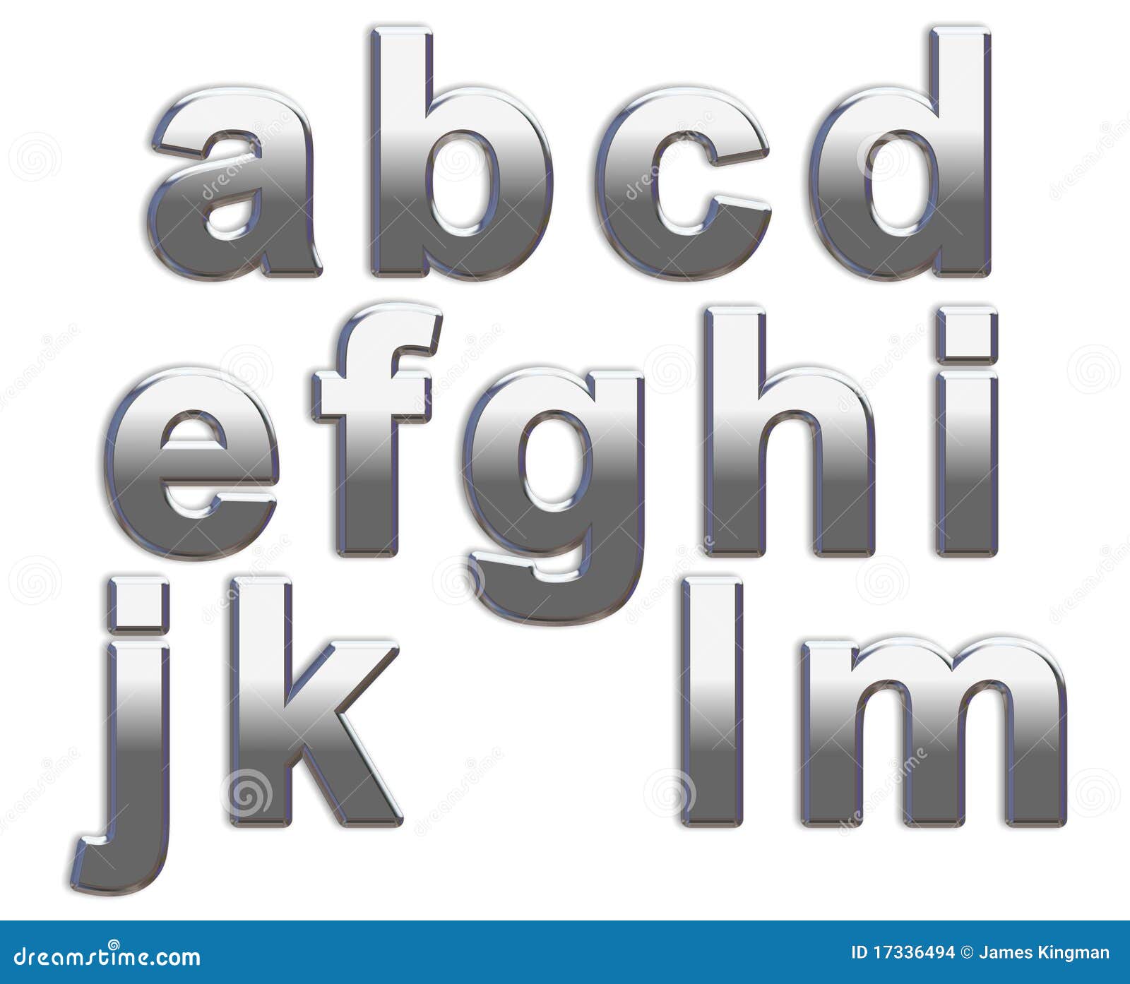 Chrome Letters Stock Images - Image: 17336494