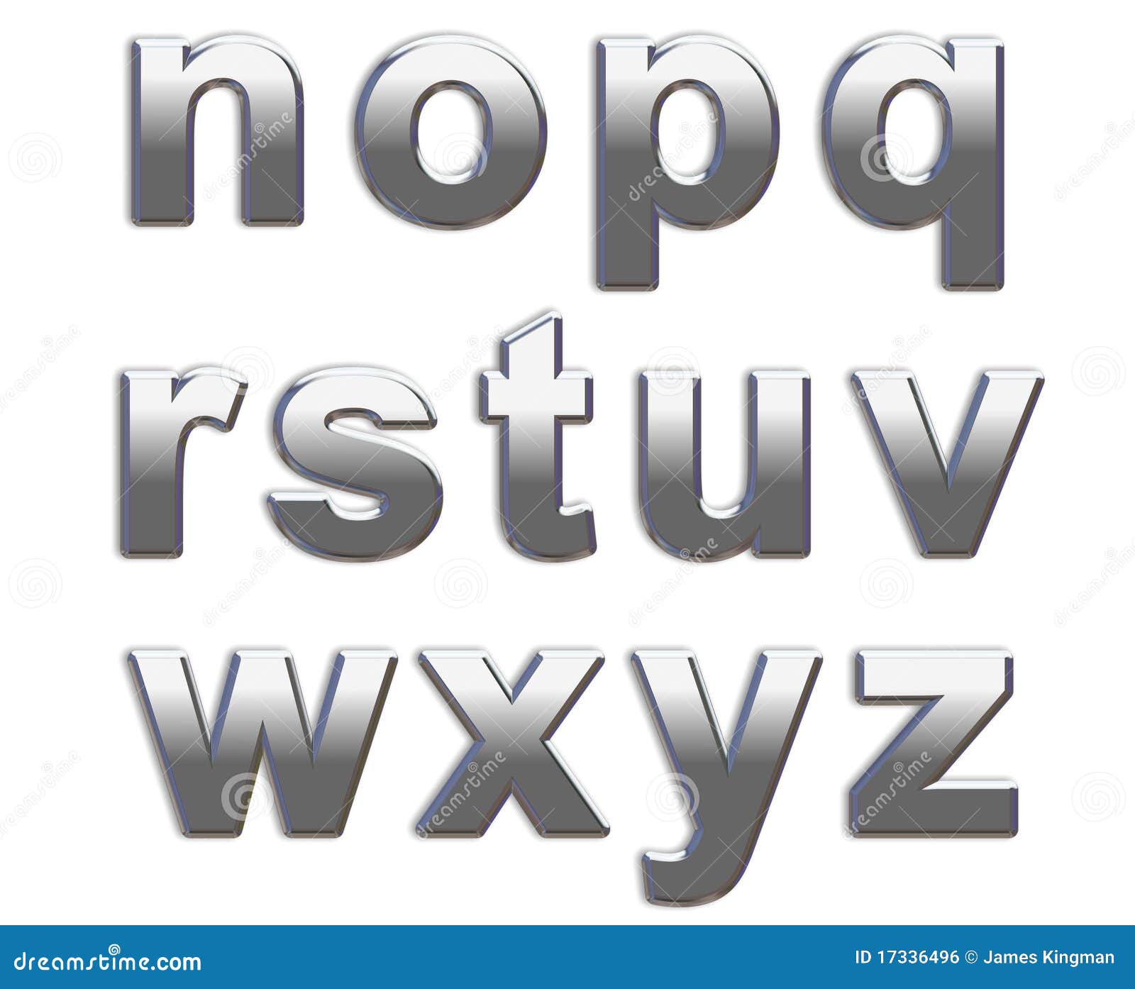 Chrome Letters Royalty Free Stock Image - Image: 17336496