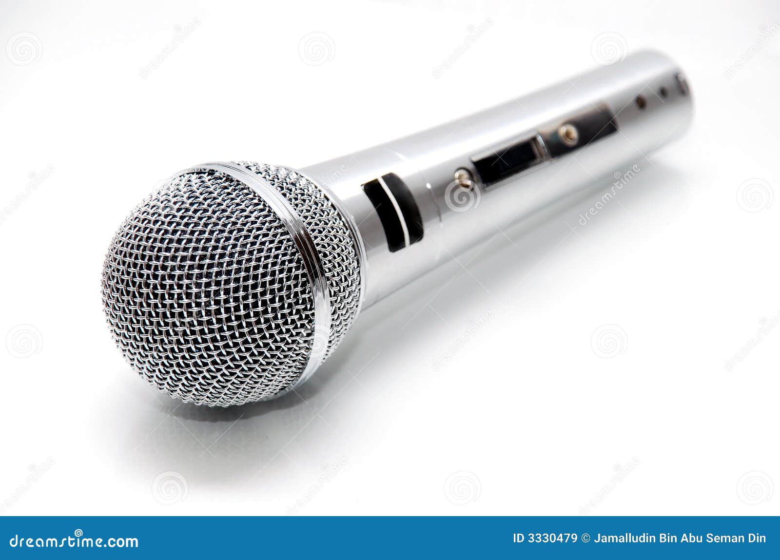 Chrome microphone stock image. Image of macro, artist - 3330479