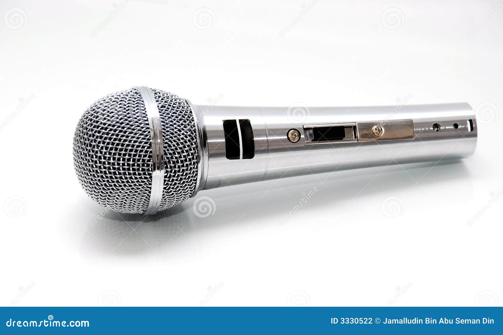 Chrome microphone stock photo. Image of announce, audio - 3330522