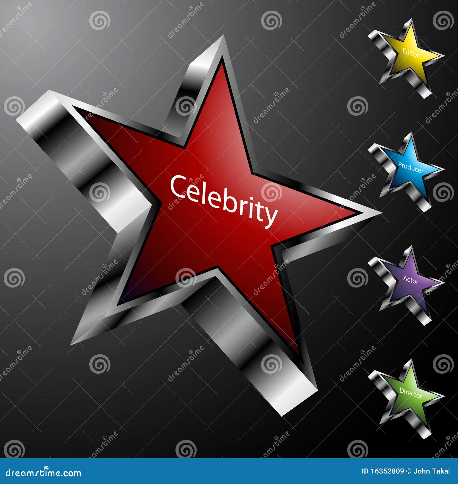 Movie Star. Vector Illustration | CartoonDealer.com #43301204