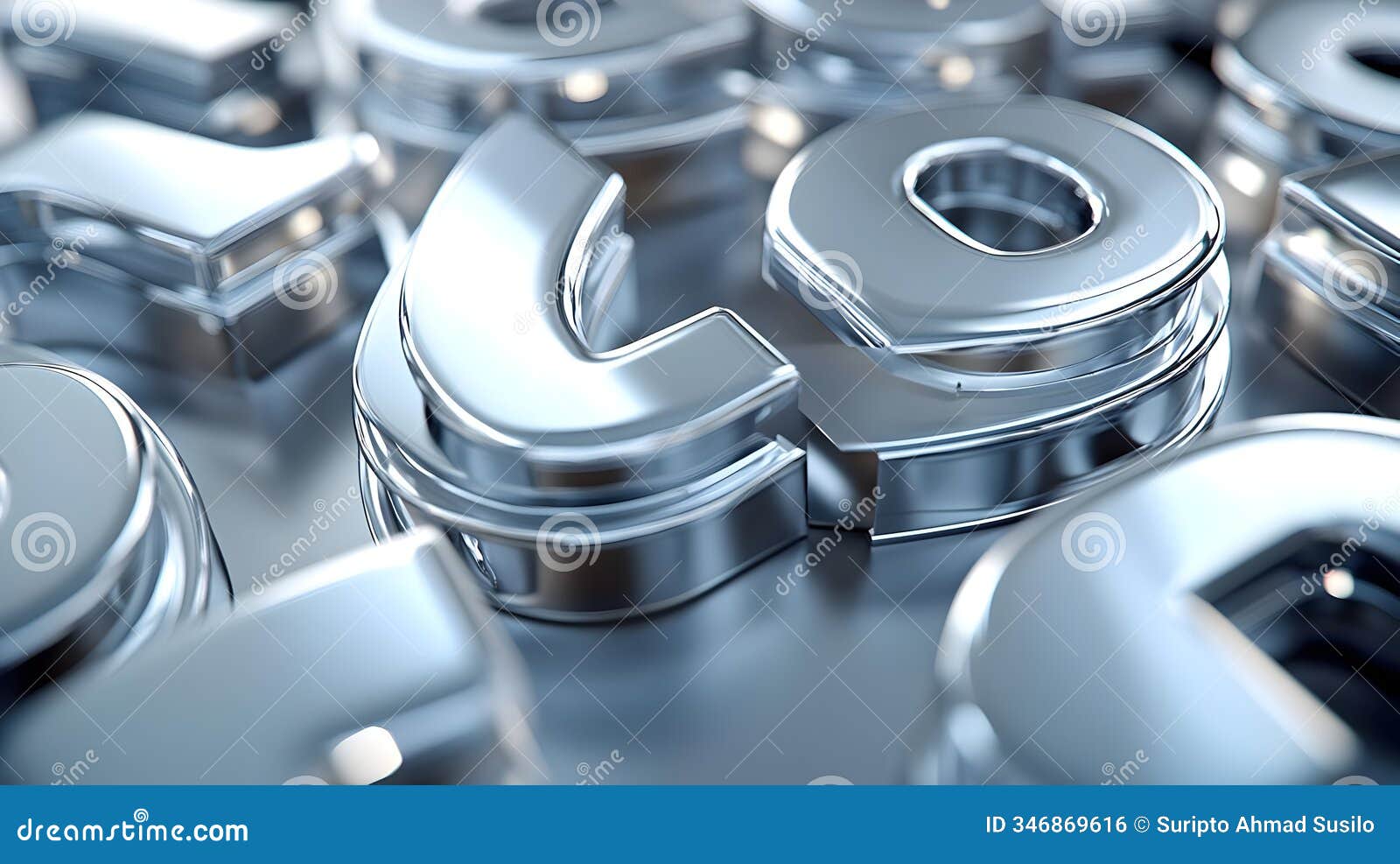 3D Chrome Number Design Of 1940 On Purple Wall. Royalty-Free Stock ...