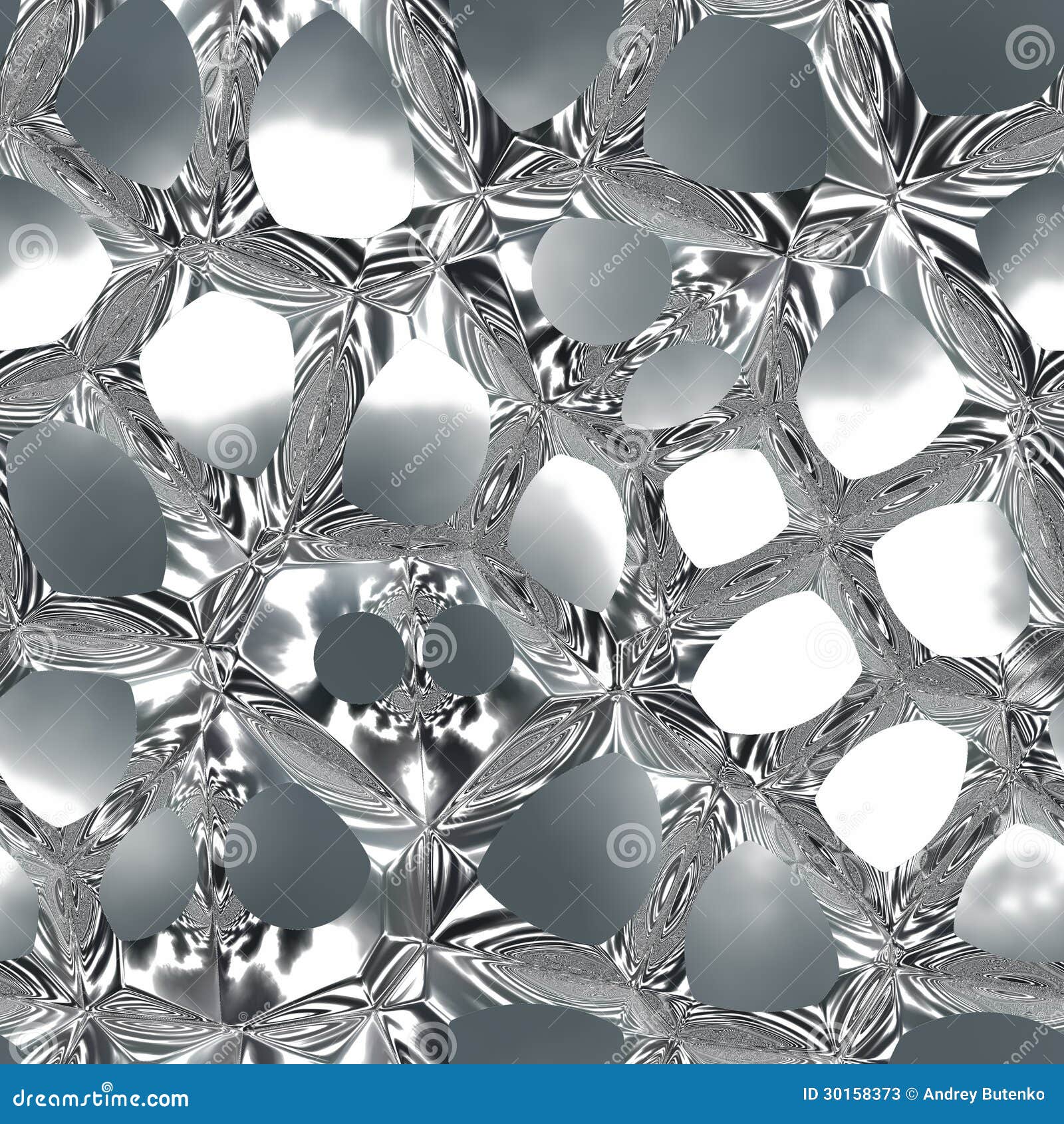 Chrome pattern stock illustration. Illustration of light - 30158373