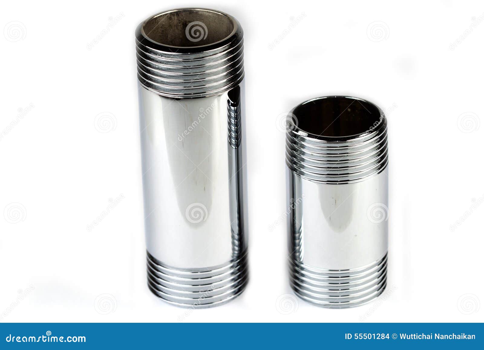 Chrome pipe stock photo. Image of steel, chrome, stainless - 55501284