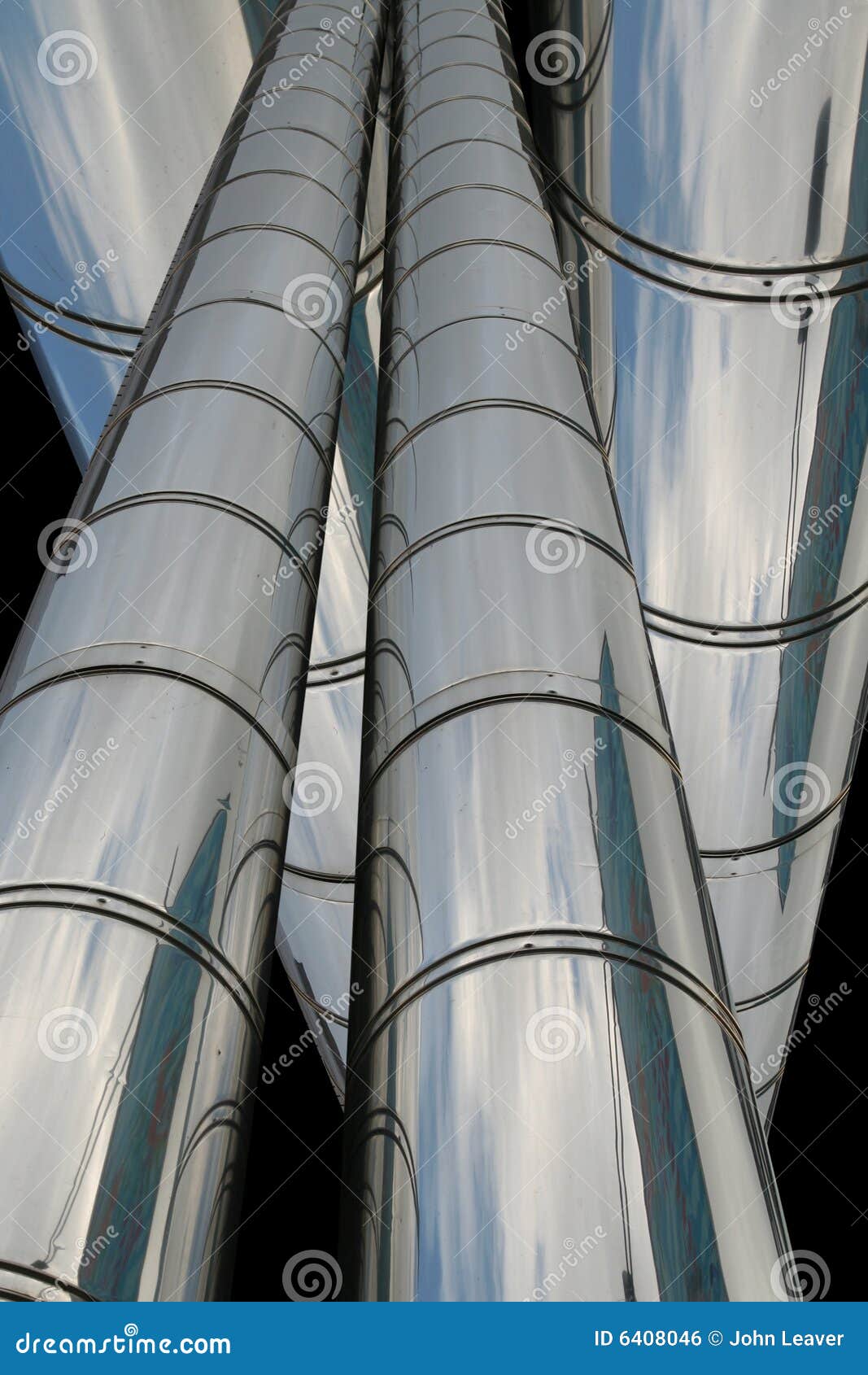 Chrome pipes stock photo. Image of bright, background - 6408046