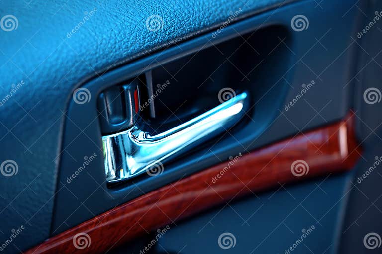 Chrome-plated Inside Car Door Handle that Opens it from the Inside ...