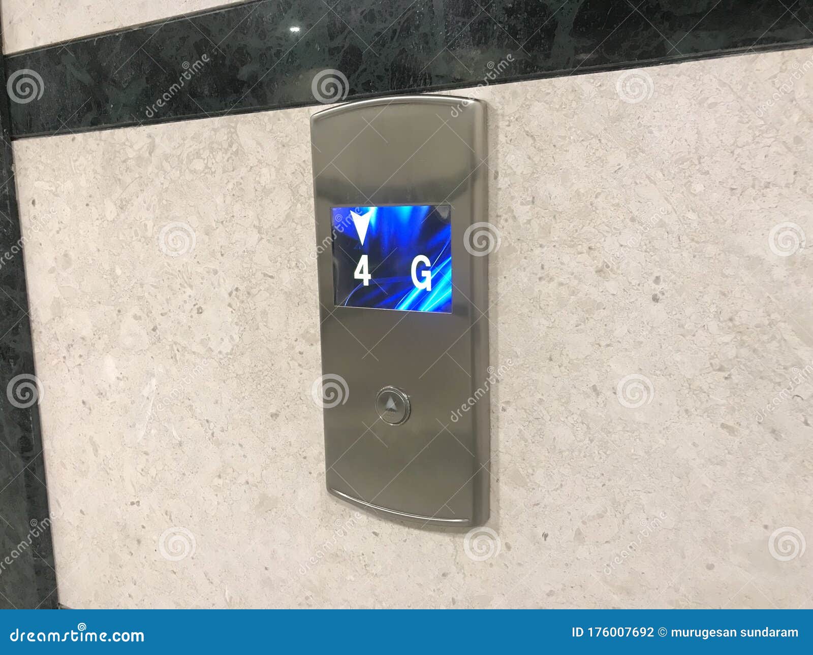 Chrome Plated or Stainless Steel Finished Floor Indicator Panel Fixed ...