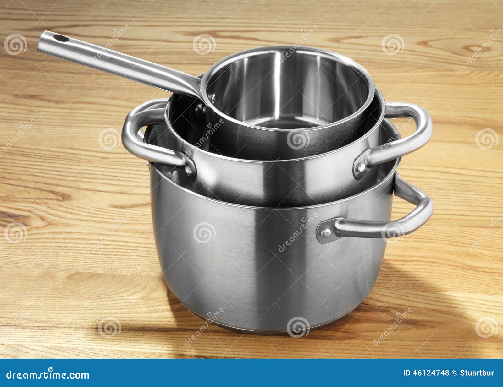Chrome Pots stock photo. Image of empty, food, cover - 46124748