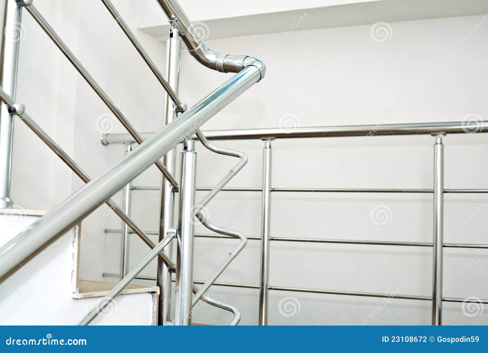 Chrome railing stock photo. Image of shiny, construction - 23108672