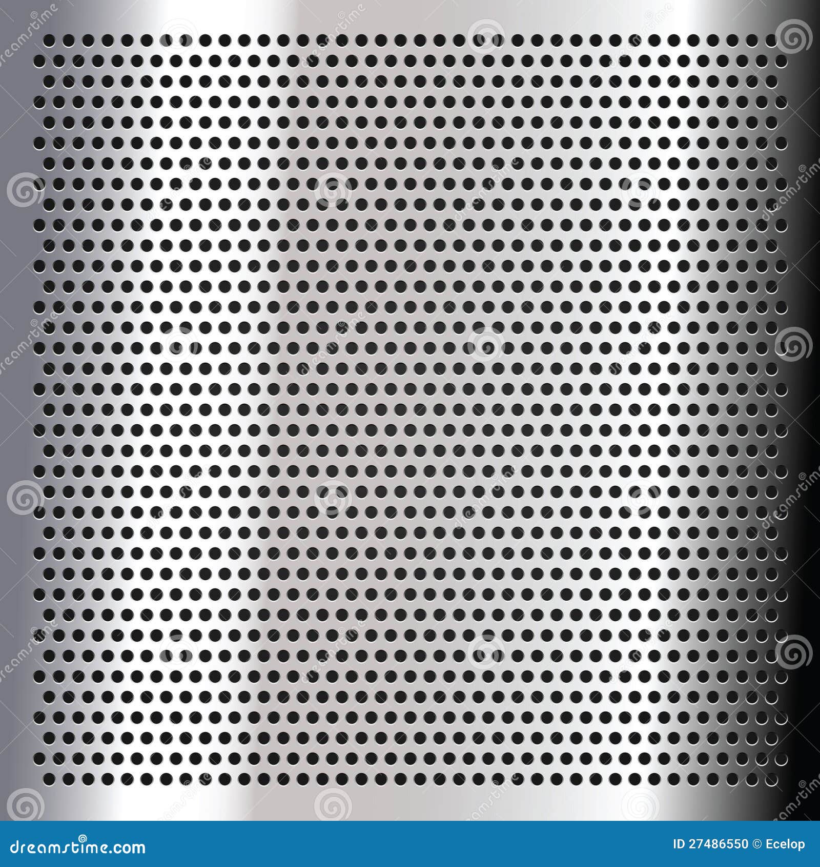 Chrome - sheet metallic stock vector. Illustration of industrial - 27486550