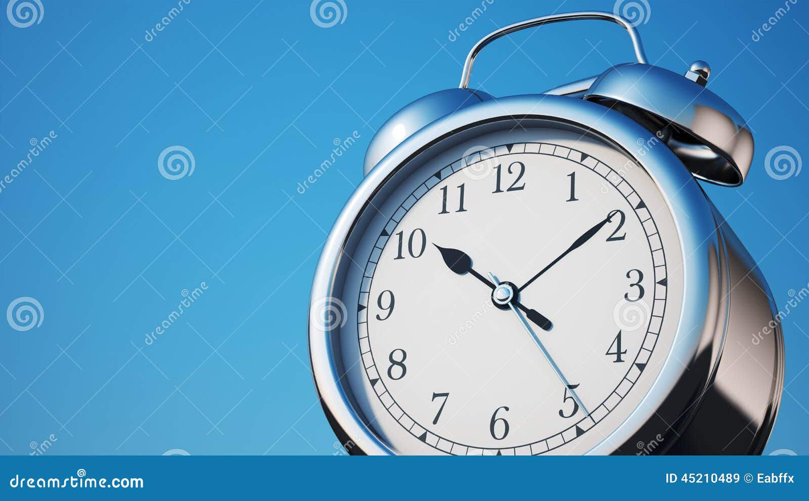 Chrome Shiny Clock with Clipping Path Stock Illustration - Illustration ...
