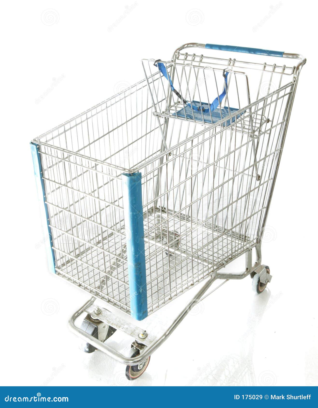 Chrome Shopping Cart stock image. Image of shop, browse - 175029