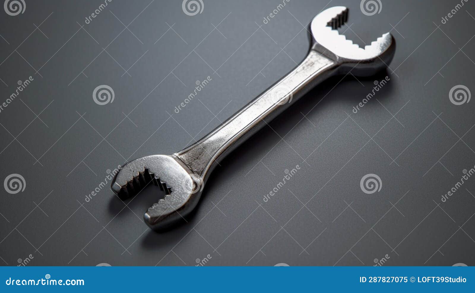 Chrome_spanner_with_nut_closeup_macro_Beautiful_art_1690447130734_4 ...