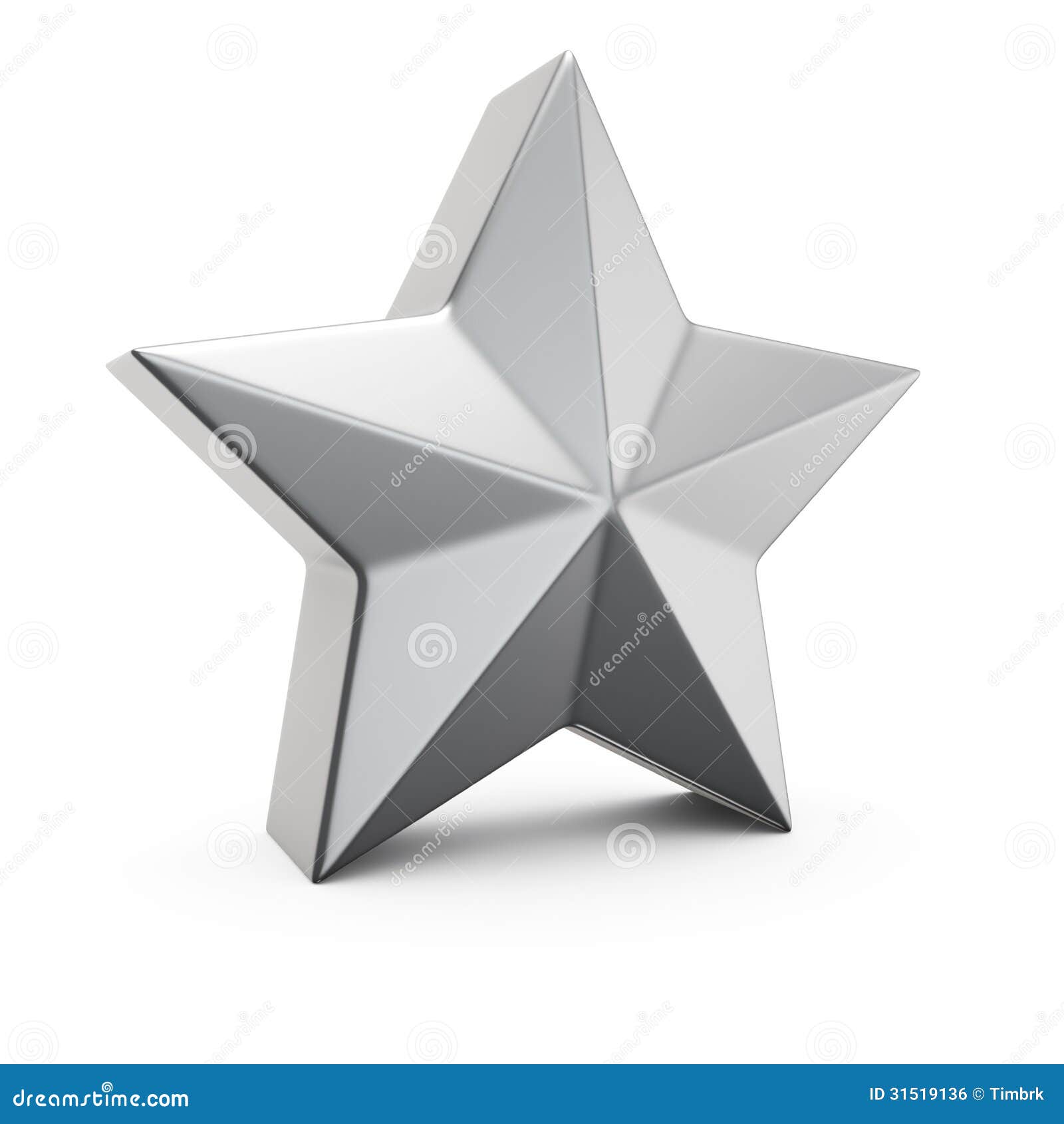 Chrome star stock illustration. Illustration of object - 31519136