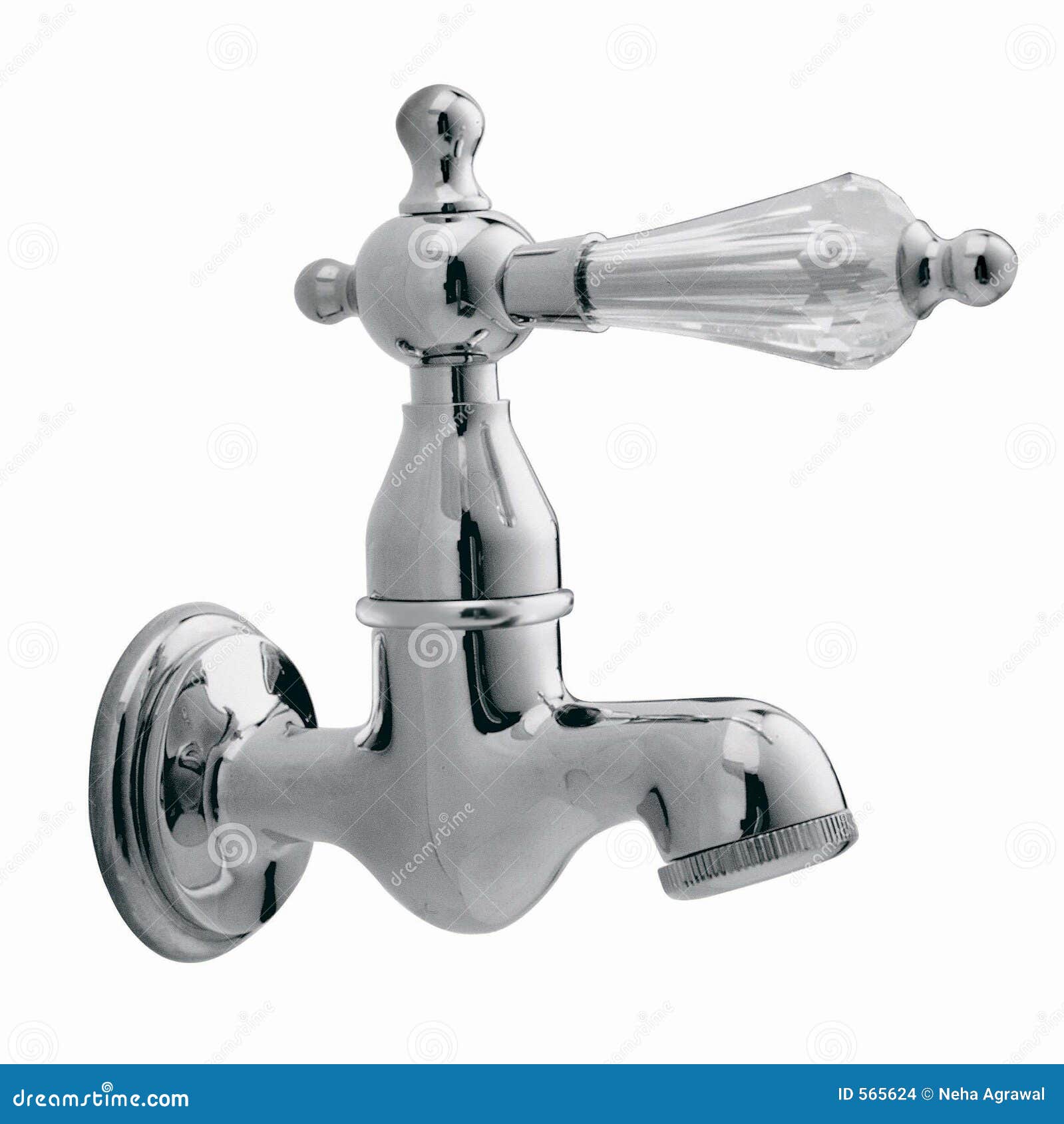 Chrome Tap stock photo. Image of chrome, washroom, black - 565624