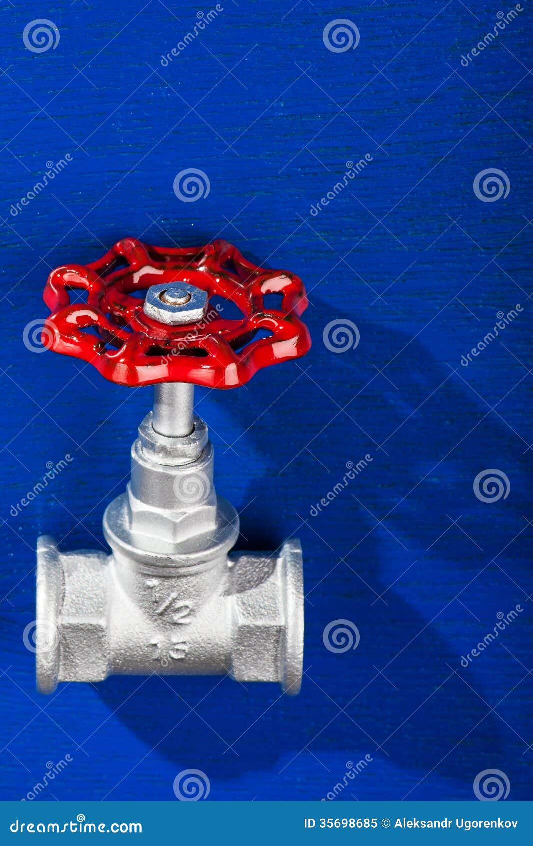 Chrome valve stock image. Image of connection, handle - 35698685