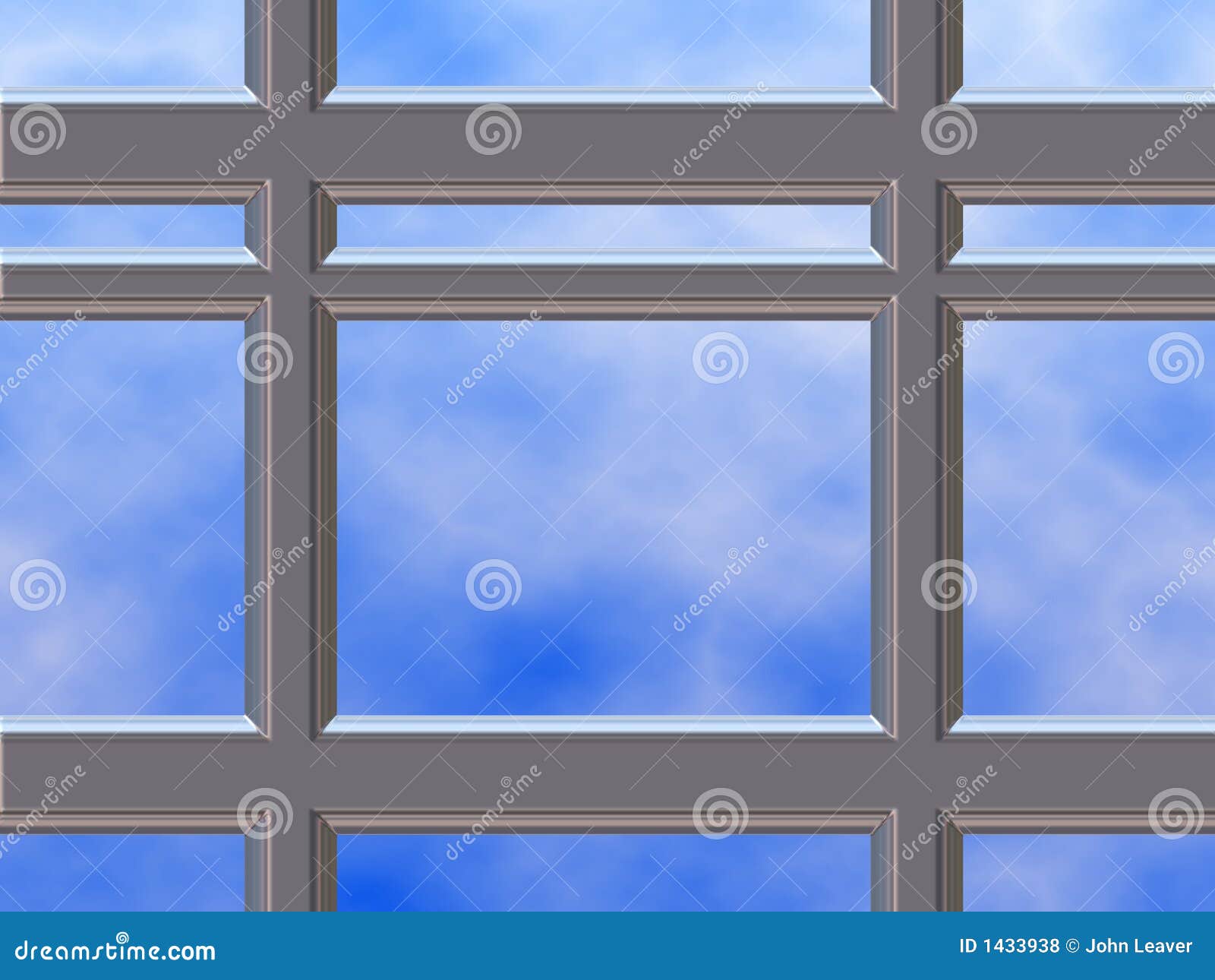 Chrome window frame stock illustration. Illustration of architecture ...