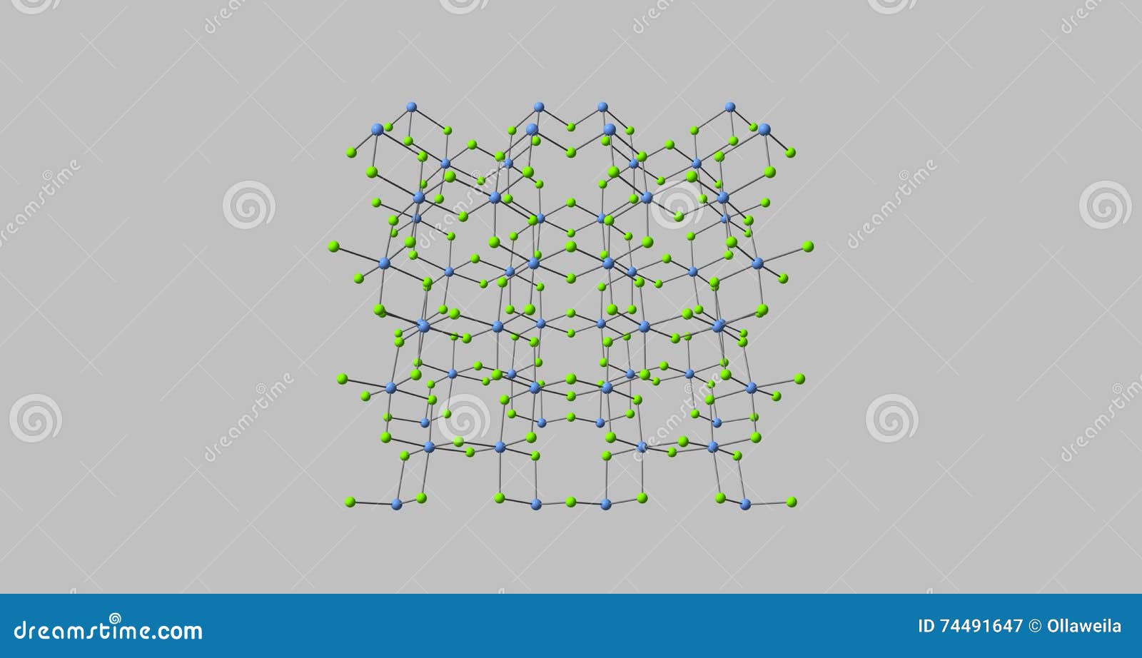 Chromic Chloride Molecular Structure Isolated On White Stock ...