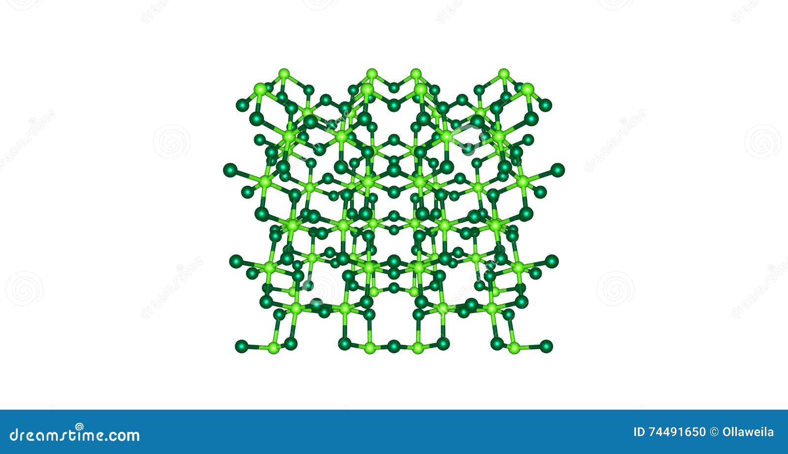 Chromic Chloride Molecular Structure Isolated on White Stock ...
