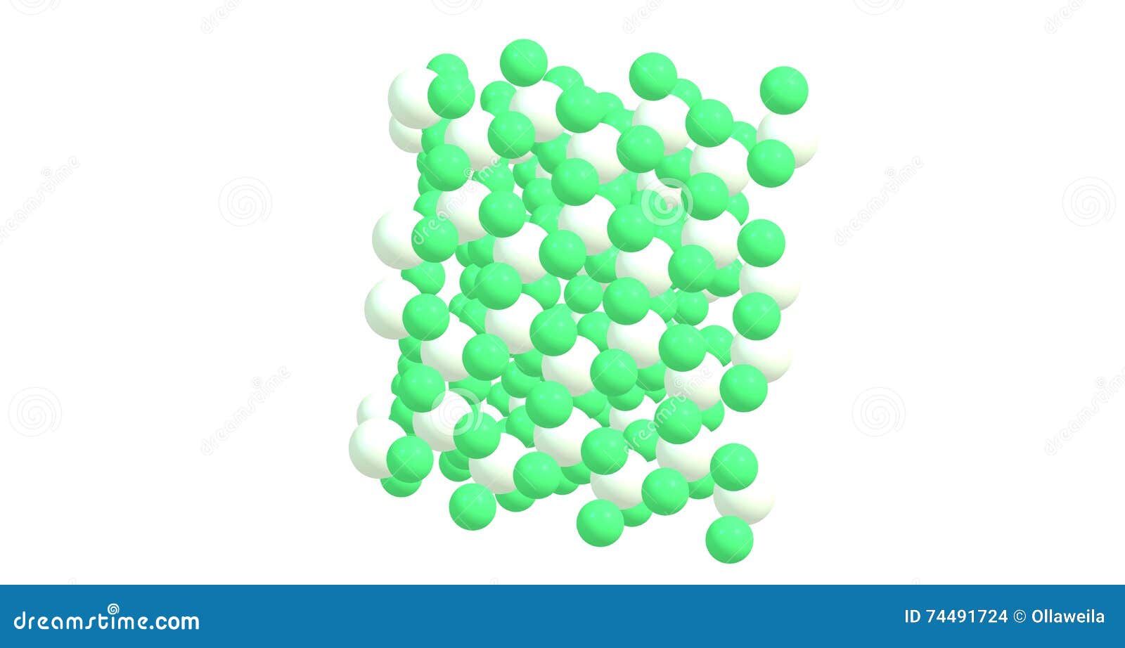 Chromic Chloride Molecular Structure Isolated on White Stock ...