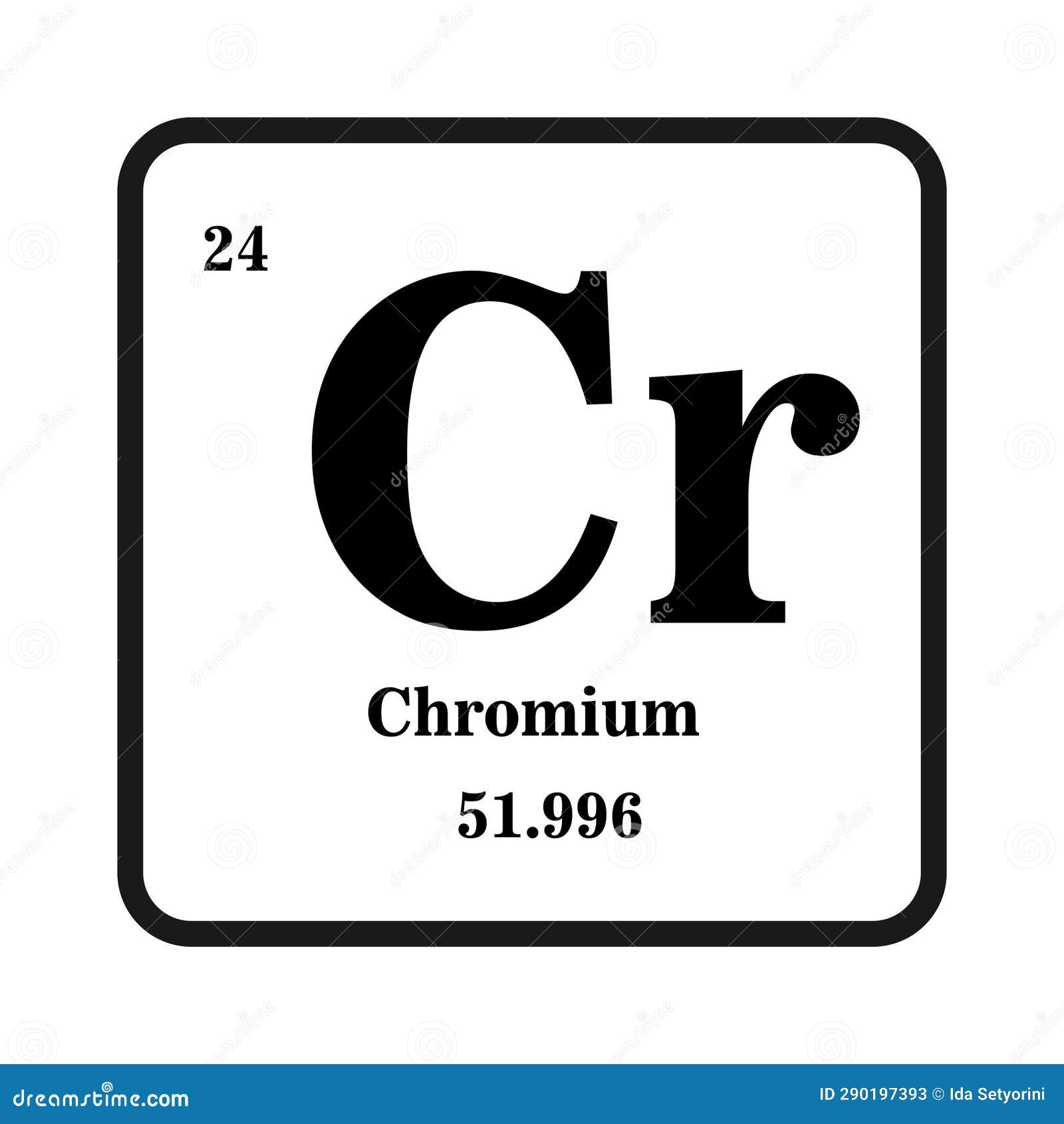 Chromium icon vektor stock illustration. Illustration of science ...