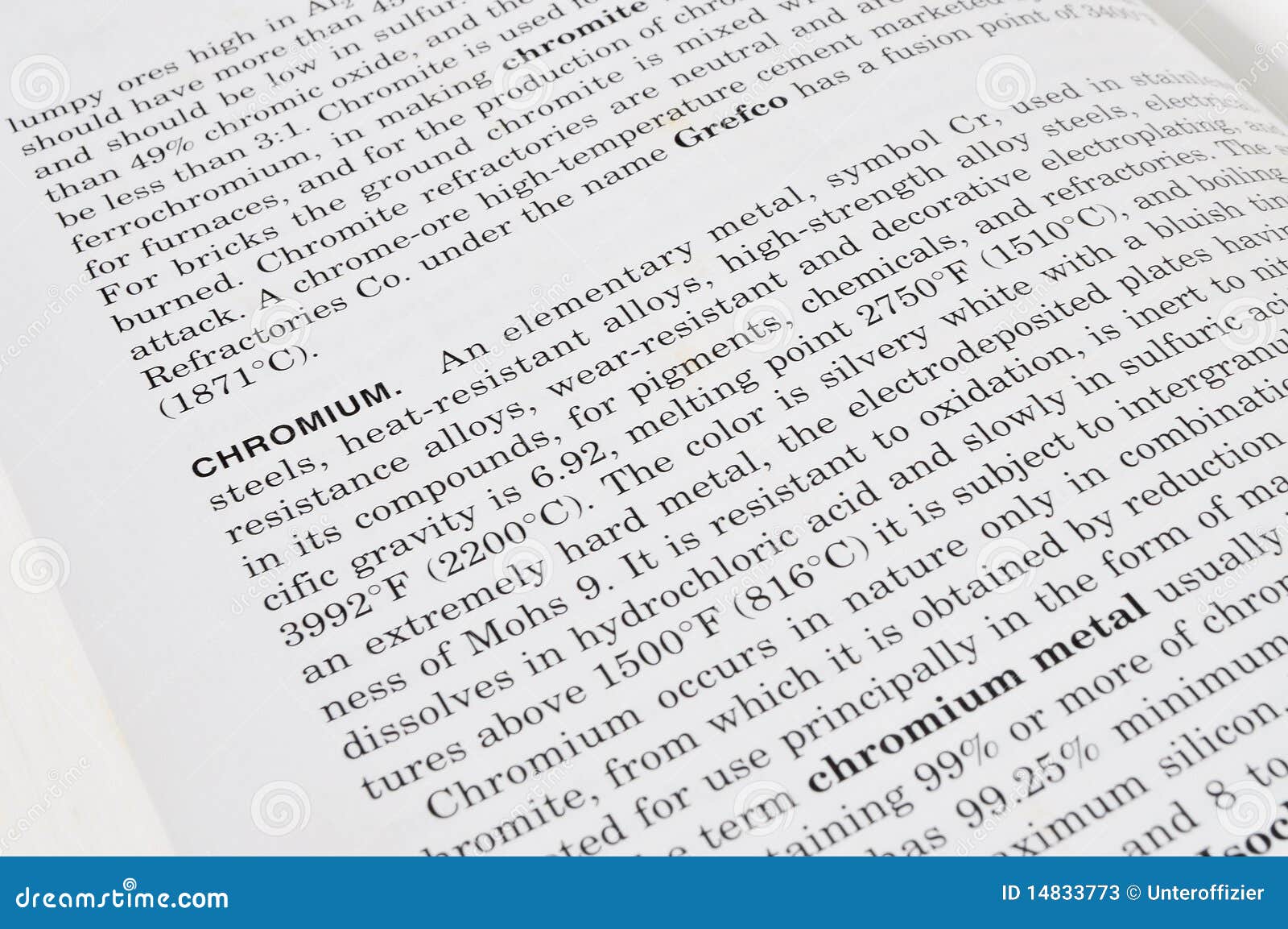 Chromium Information stock image. Image of chromium, atomic - 14833773