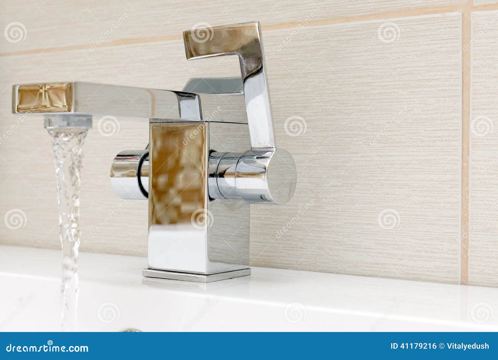 Chromium-plate tap stock photo. Image of chrome, hard - 41179216