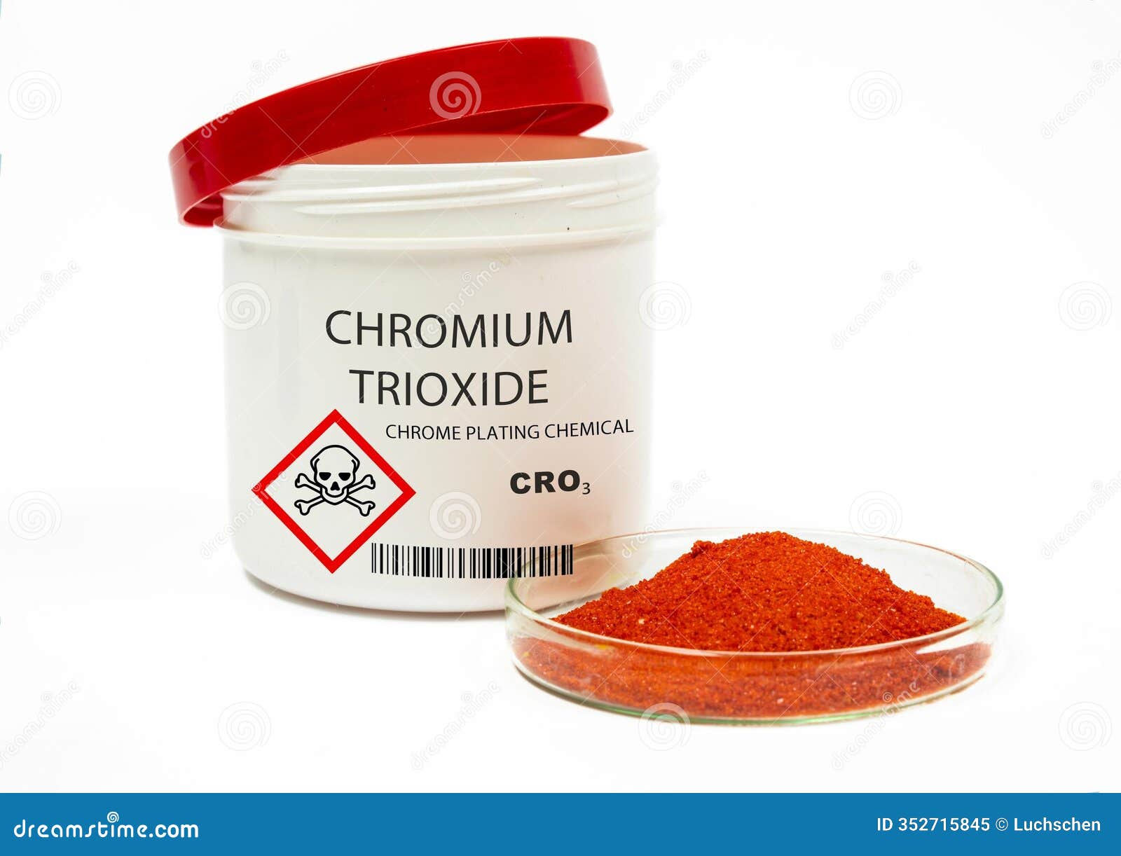 Chromium Trioxide stock image. Image of pesticide, radioactive - 352715845