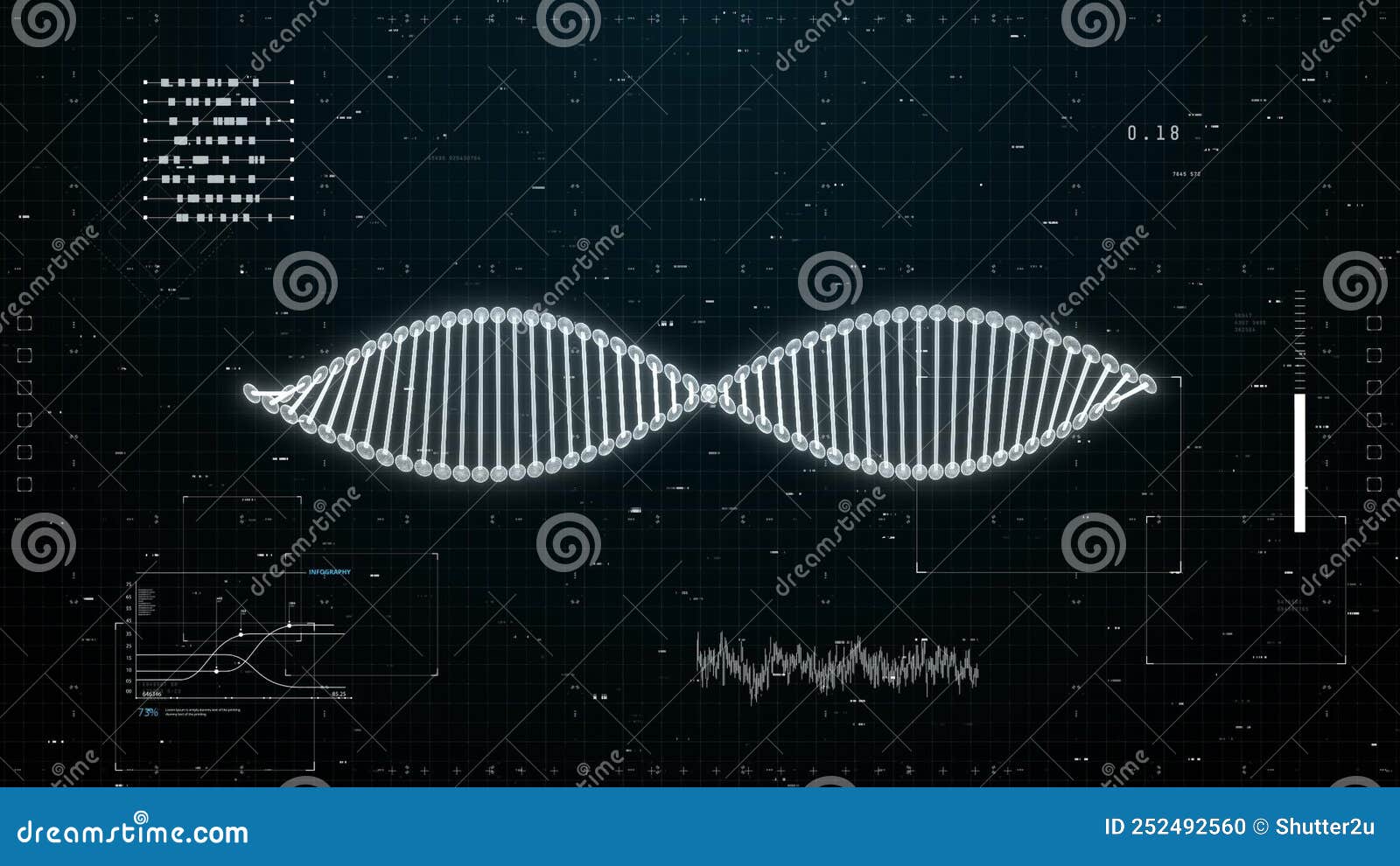 Chromosome DNA Scanner Tomography X-ray Particles with User Interface ...
