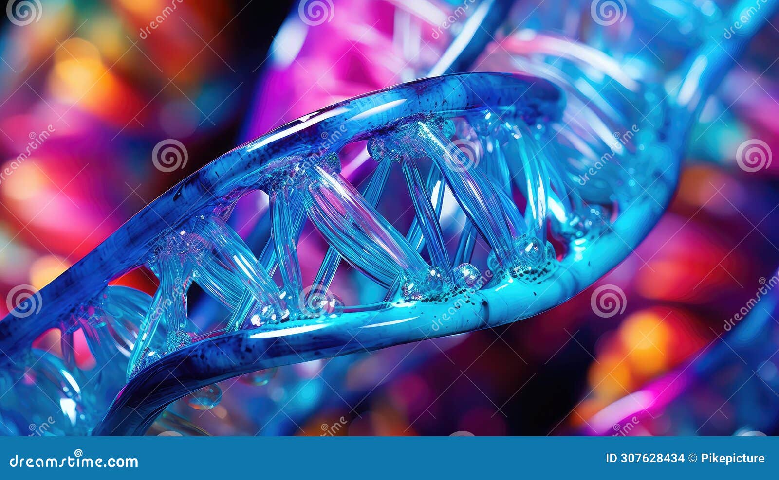 Chromosome dna texture stock illustration. Illustration of gene - 307628434