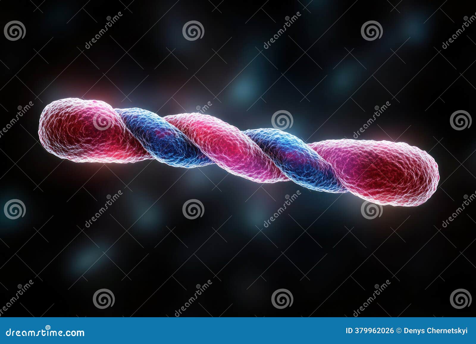 Chromosome DNA Structure Medicine Concept. Low Poly Polygonal Triangle ...