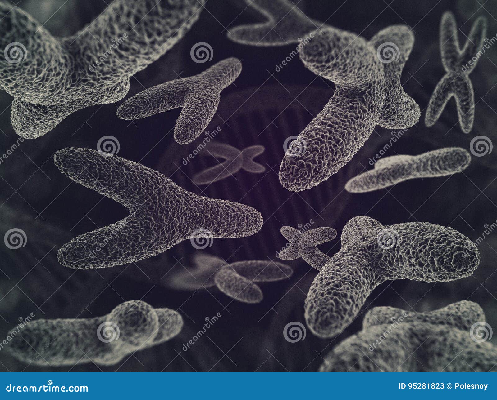 Chromosomes, Gene Mutation, Genetic Code. Royalty-Free Stock Photo ...