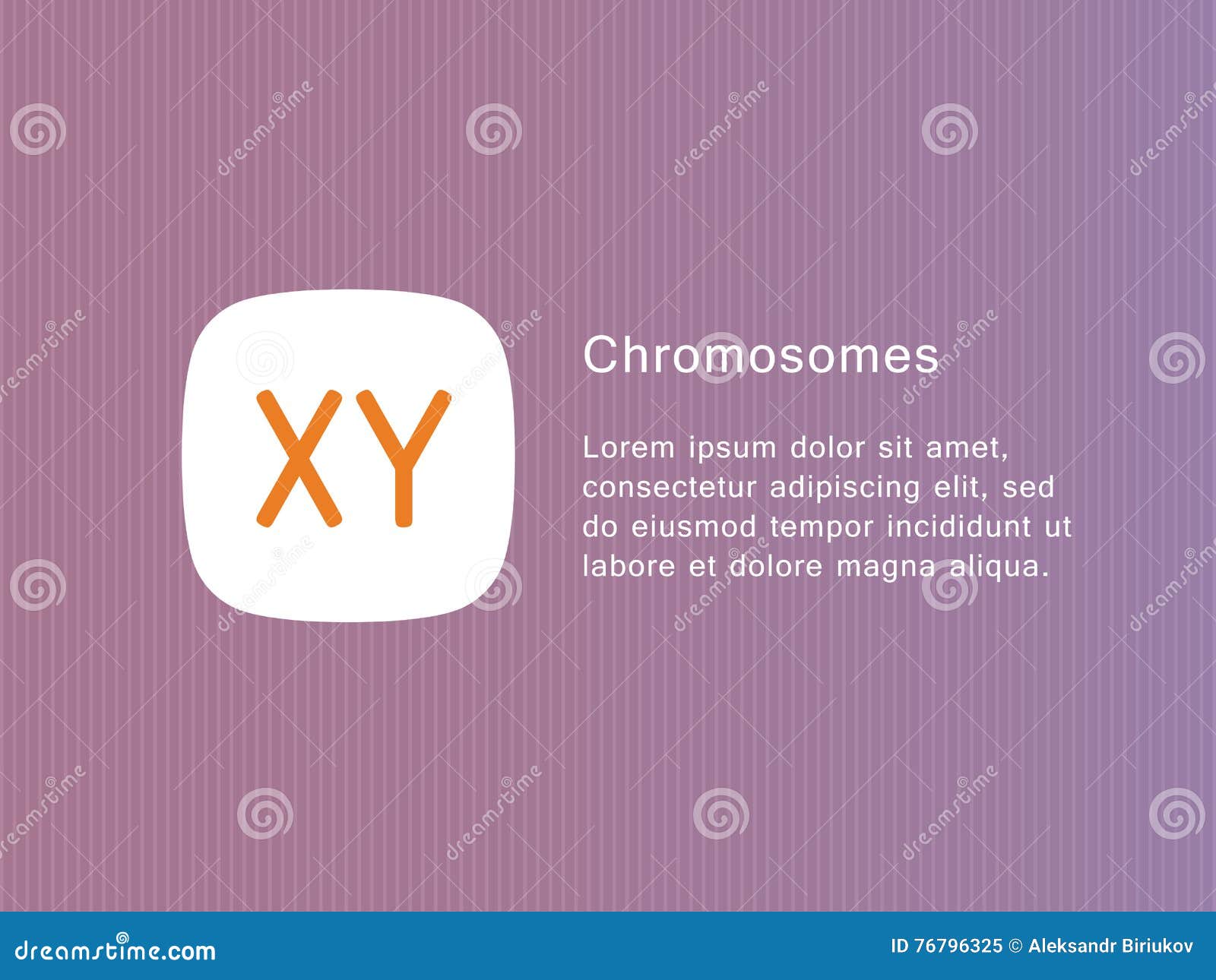 Chromosomes Icon for Infographic, Website or App. Stock Illustration ...