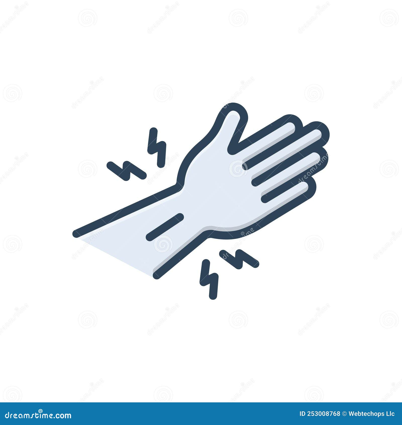 Color Illustration Icon for Chronic, Stress and Anxiety Stock Vector ...