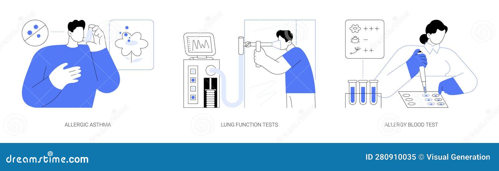 Chronic Immunological Diseases Abstract Concept Vector Illustrations ...