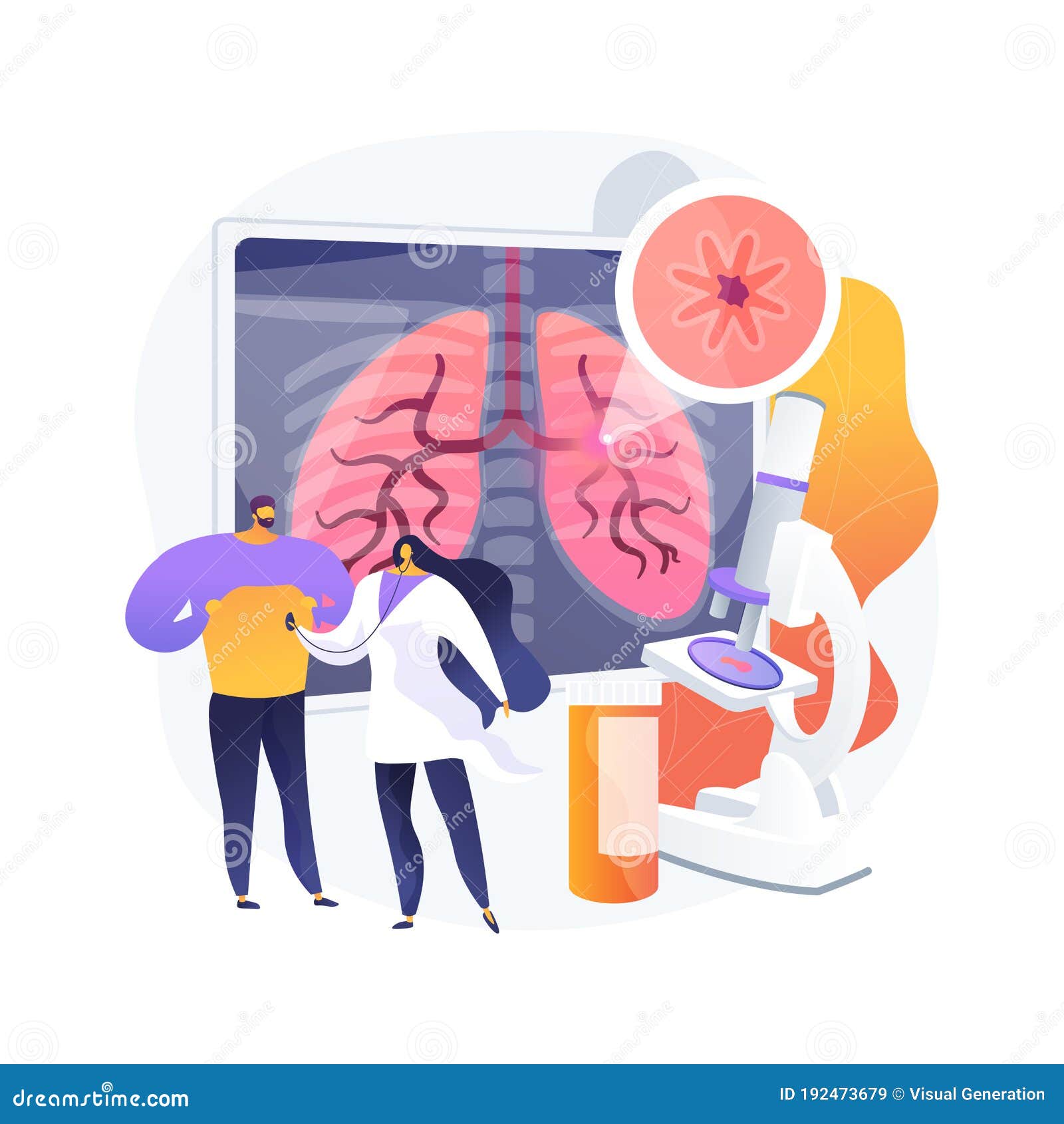Chronic Obstructive Pulmonary Disease Abstract Concept Vector ...