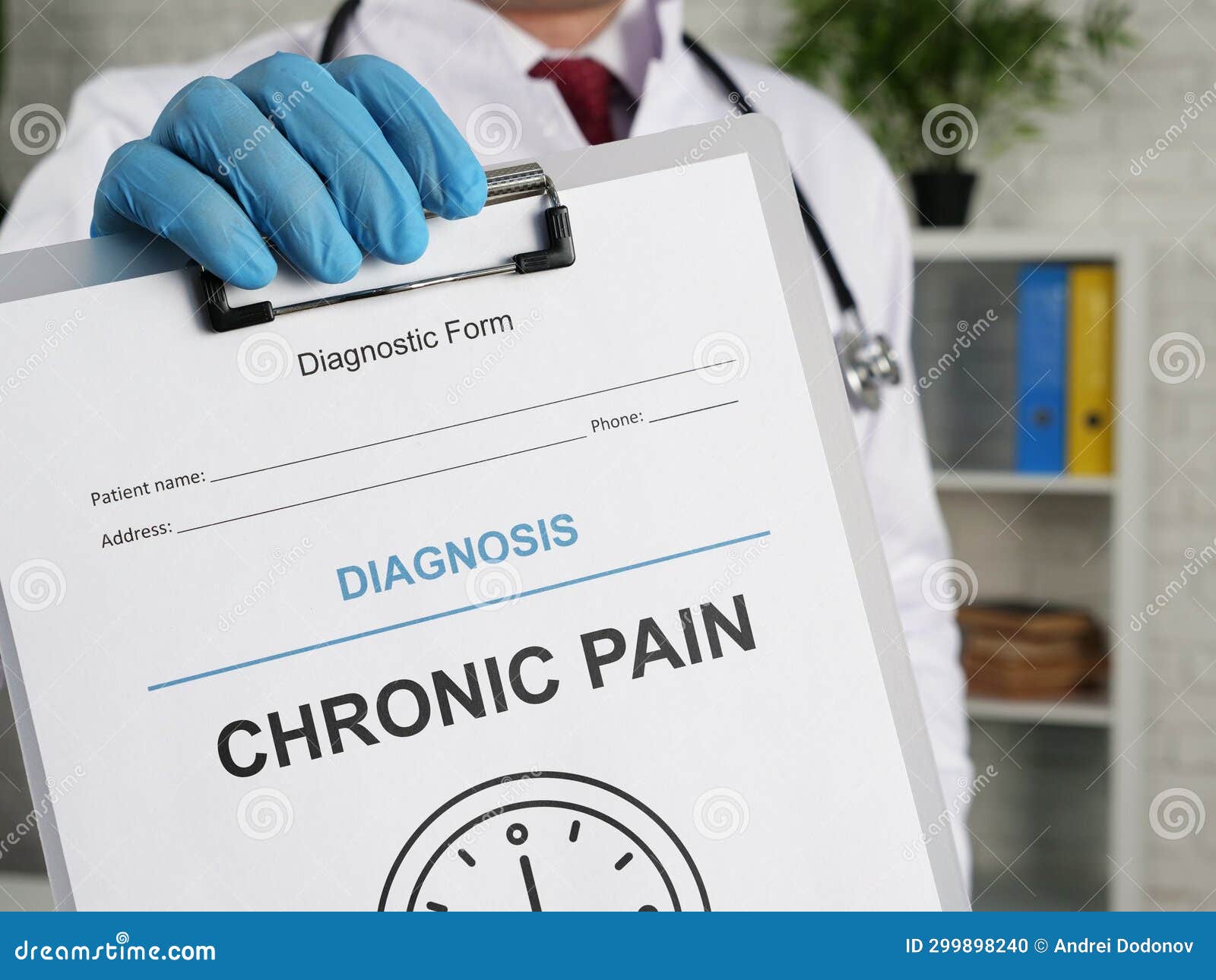 Chronic Pain is Shown Using the Text Stock Photo - Image of illness ...