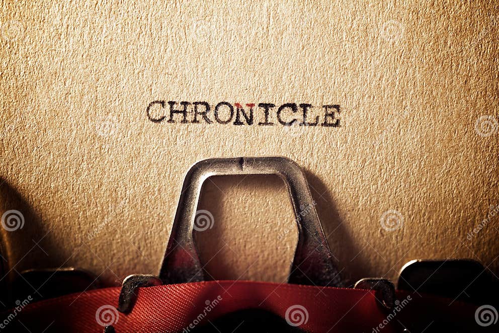 Chronicle concept view stock photo. Image of paper, conceptual - 189834954