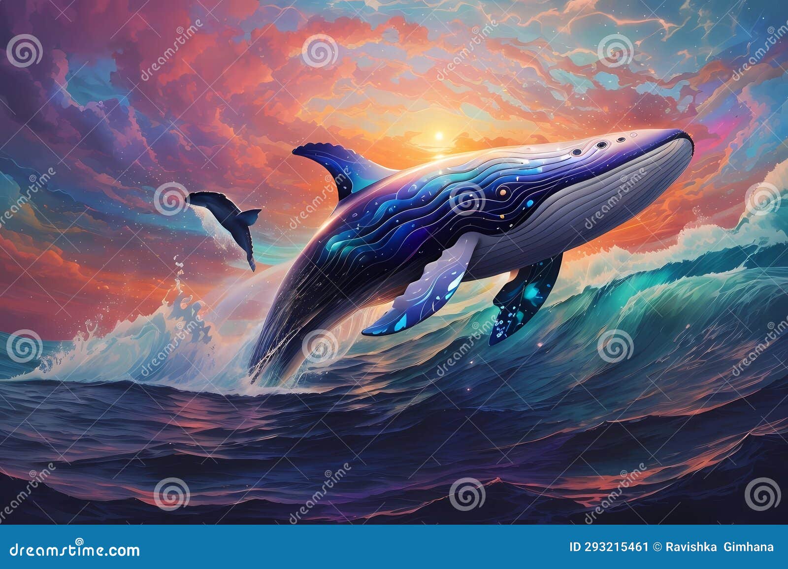 Chronicles of the Cosmic Leviathan Stock Image - Image of weave, tale ...