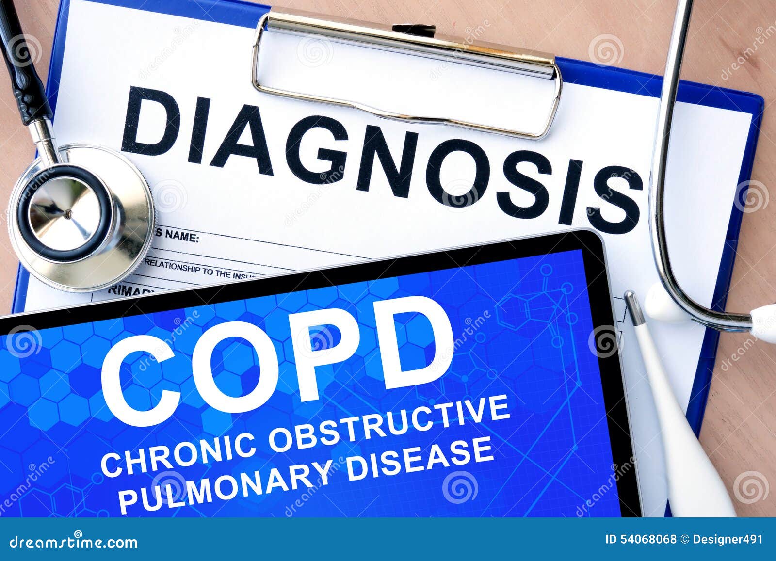 Chronisch Obstruktive Lungenerkrankung (COPD) Stockfoto - Bild von ...