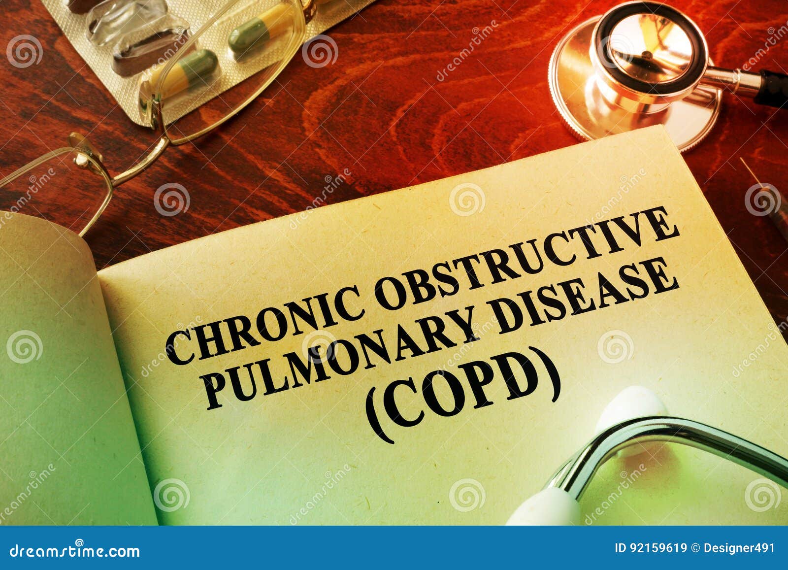 Chronisch Obstruktive Lungenerkrankung COPD Stockbild - Bild von ...