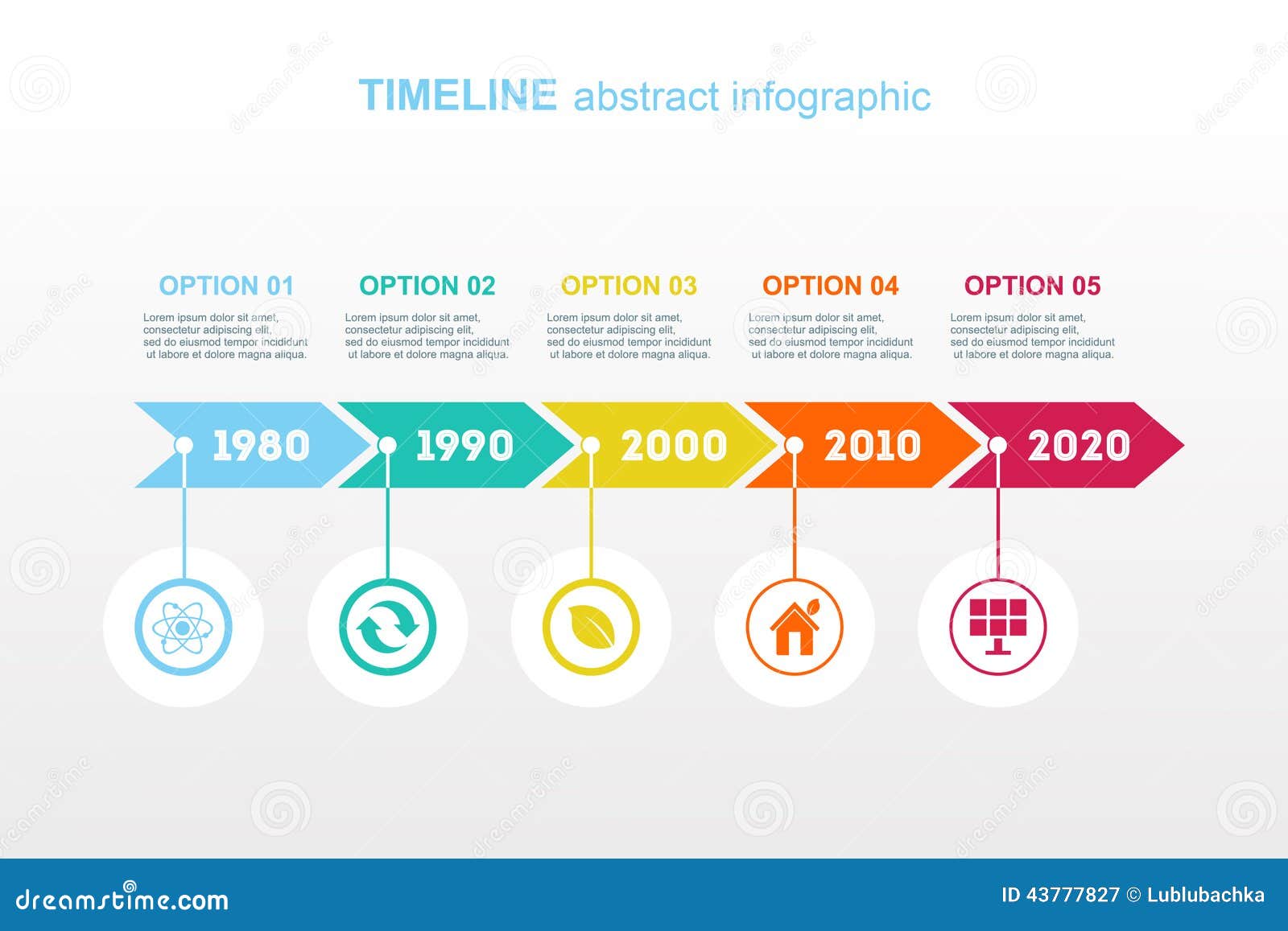 Chronologie Infographic Vector Ontwerpmalplaatje Vector Illustratie ...