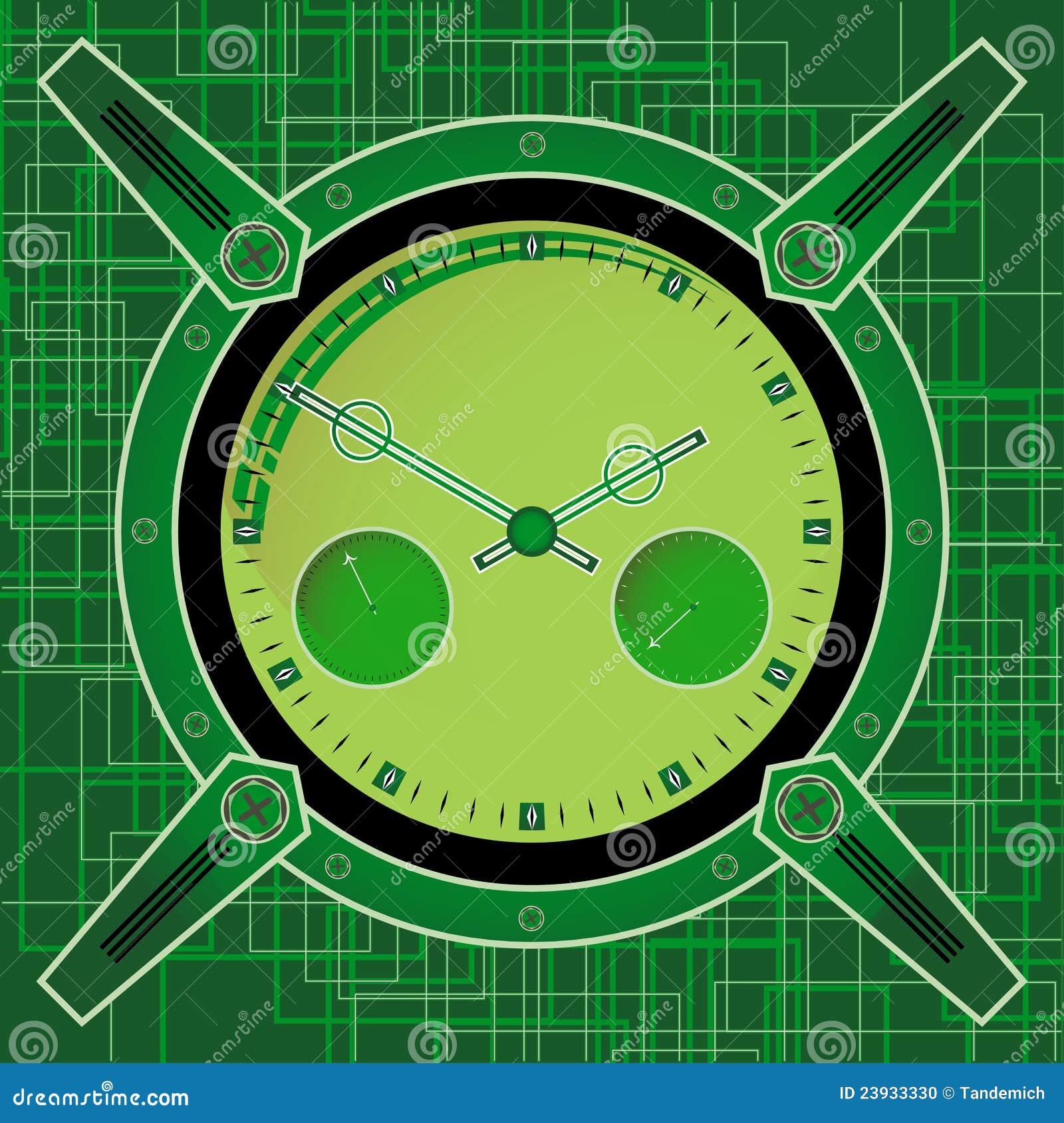 Chronometer stock illustration. Illustration of retro - 23933330