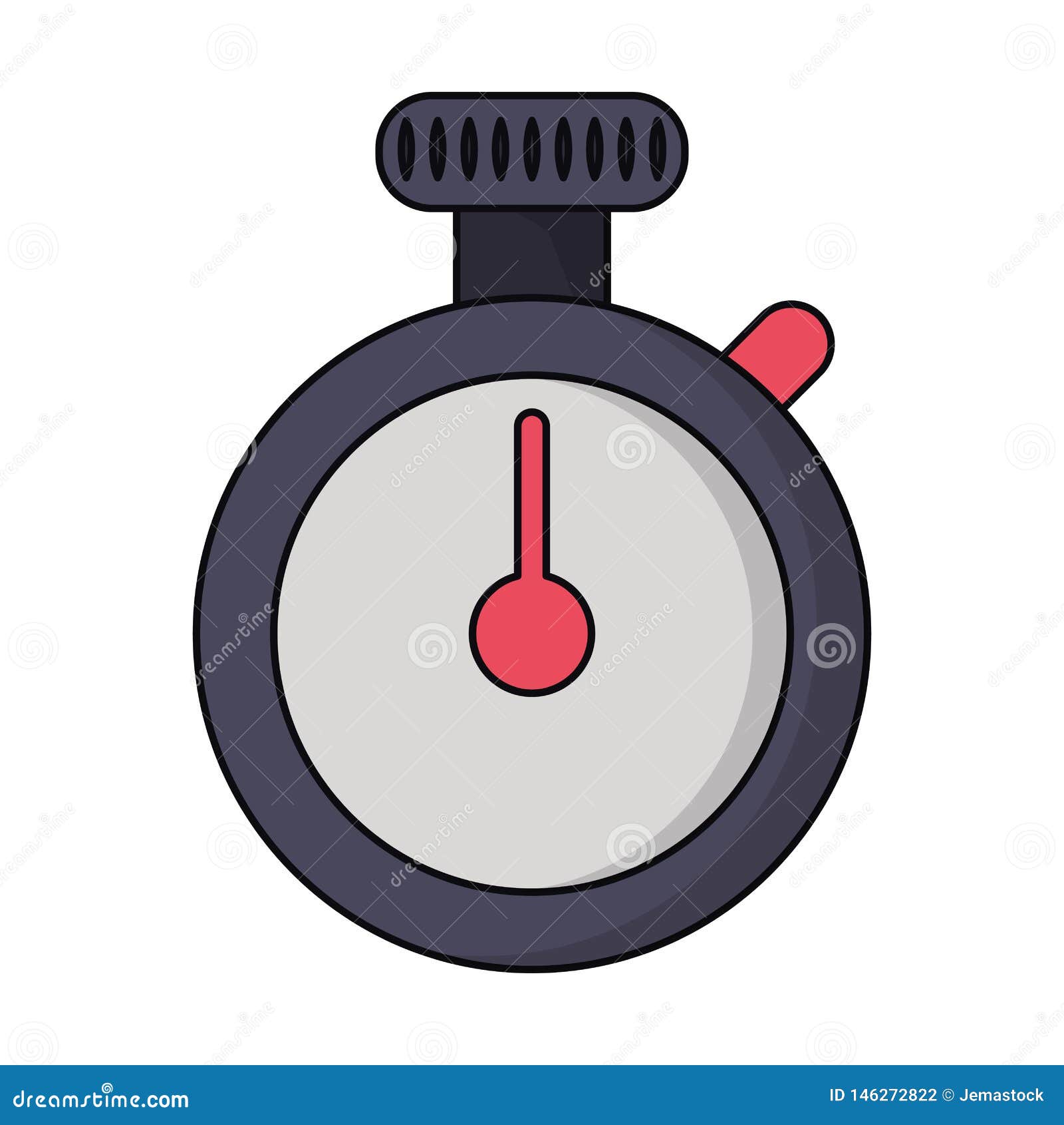Chronometer icon cartoon stock vector. Illustration of competition ...