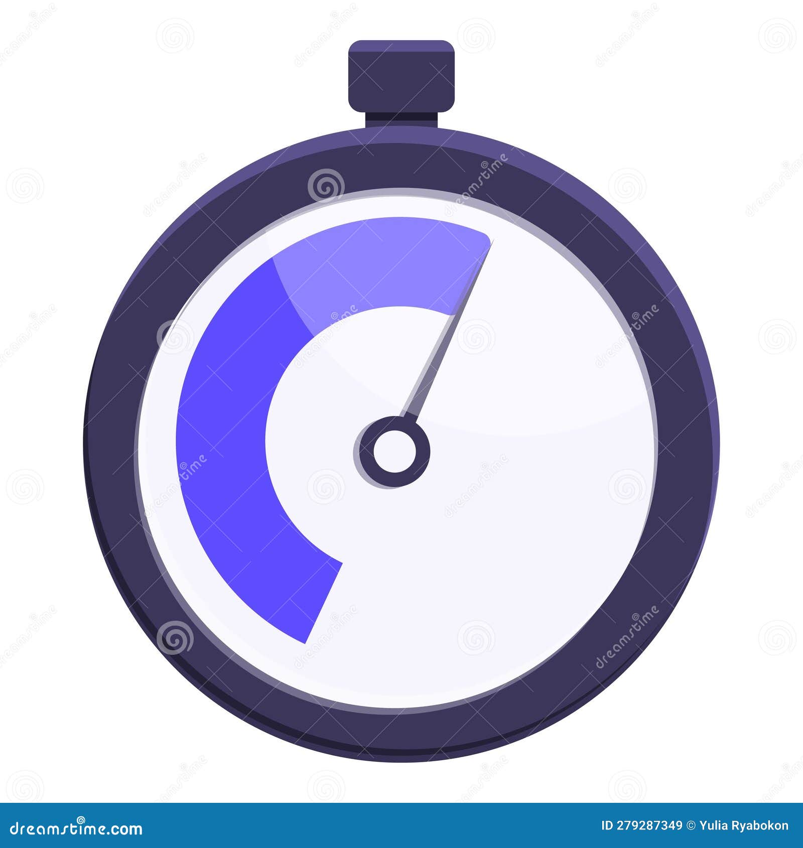 Chronometer Icon Cartoon Vector. Timer Clock Stock Vector ...