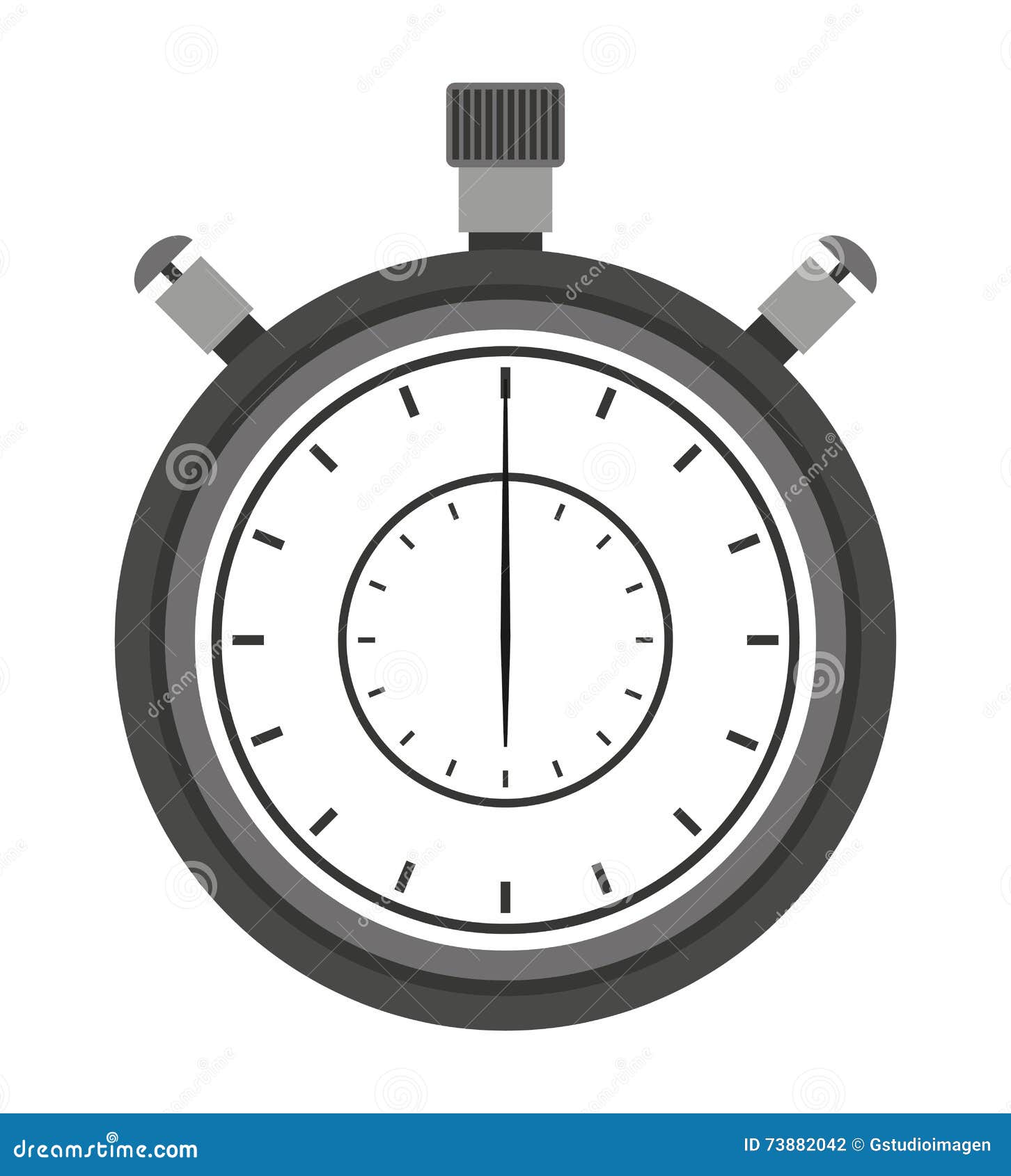 Chronometer Isolated Icon Design Stock Illustration - Illustration of ...