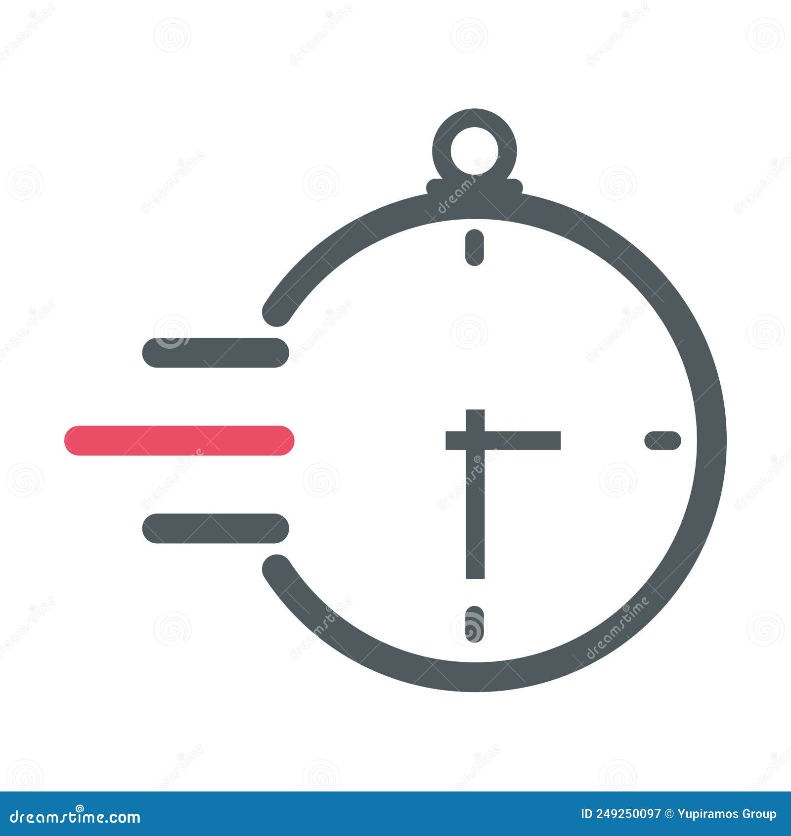Chronometer speed timer stock vector. Illustration of clock - 249250097
